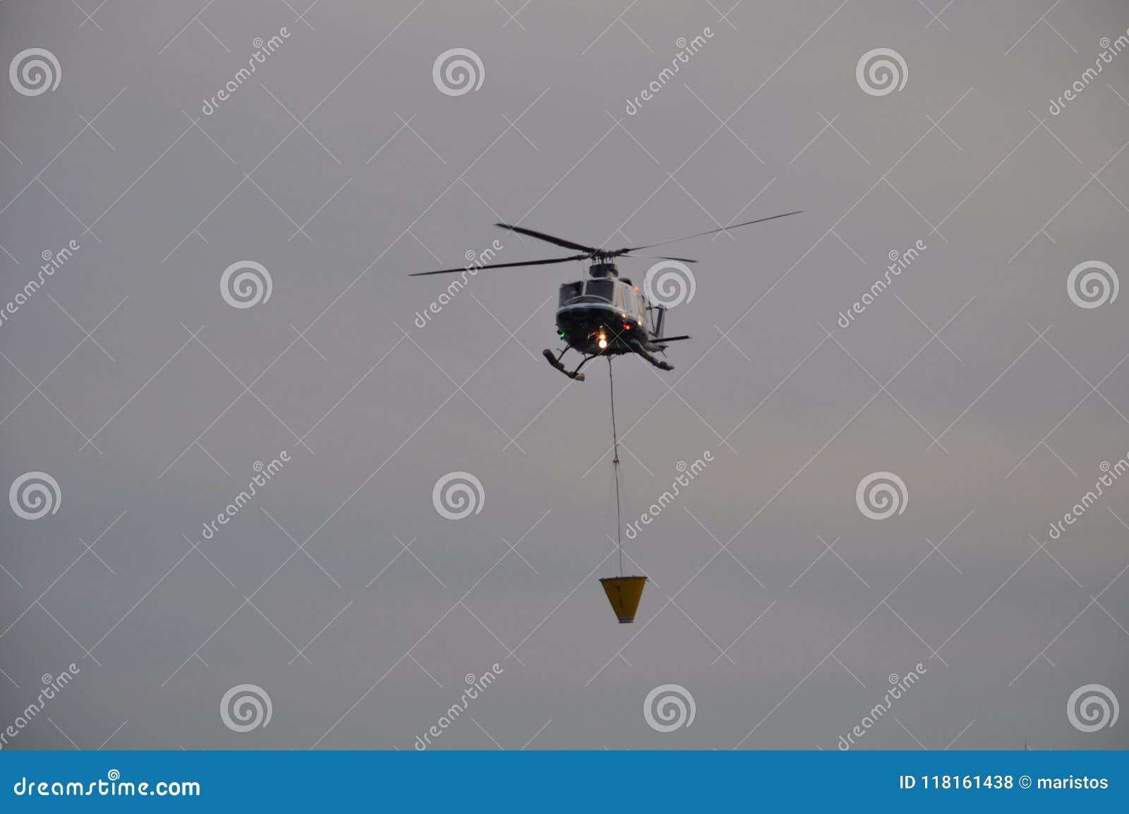 Helicopter Saving People in Flight Stock Photo - Image of flight ...