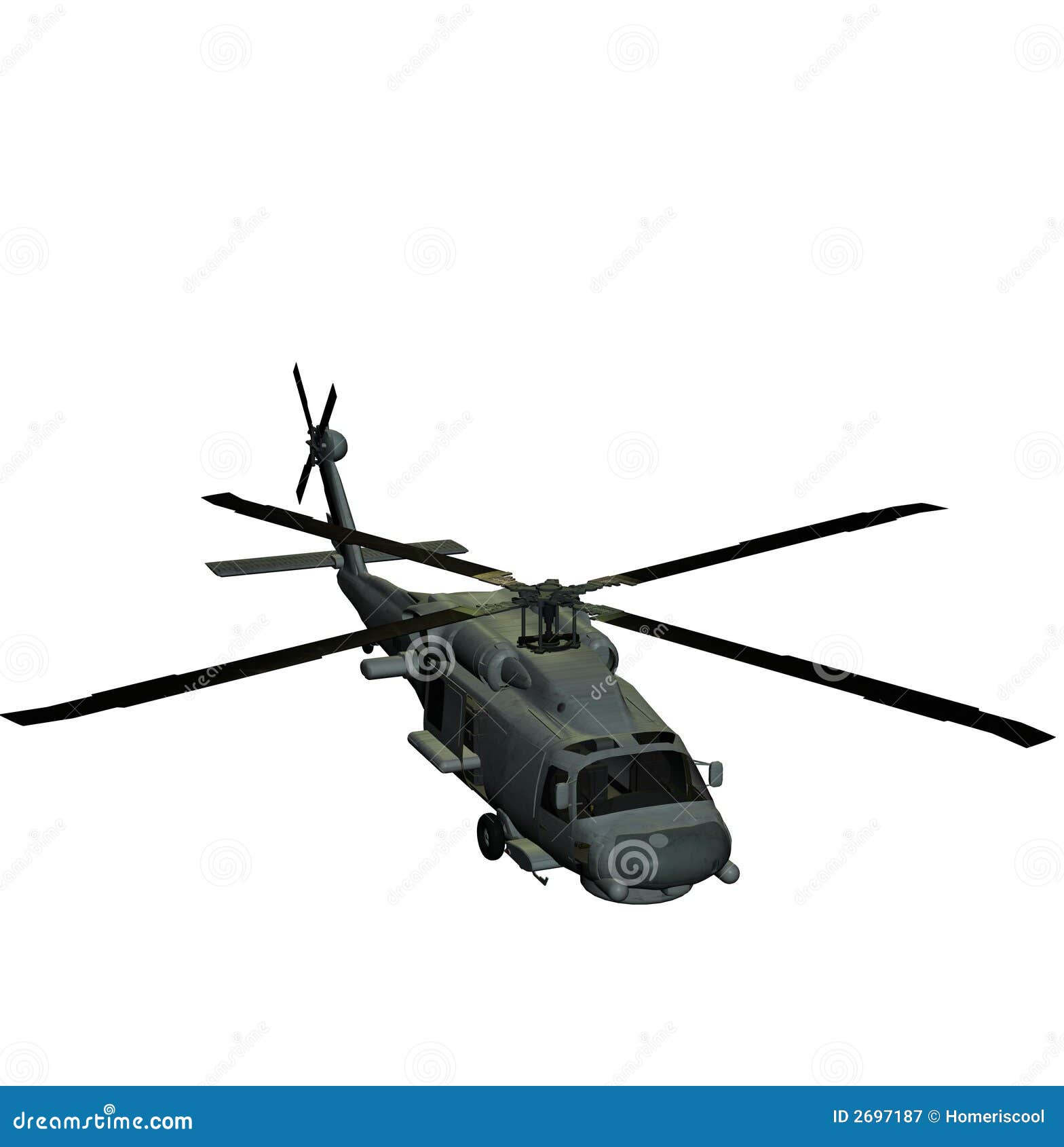 Helicopter sh60 sea hawk stock illustration. Illustration of helicopter ...