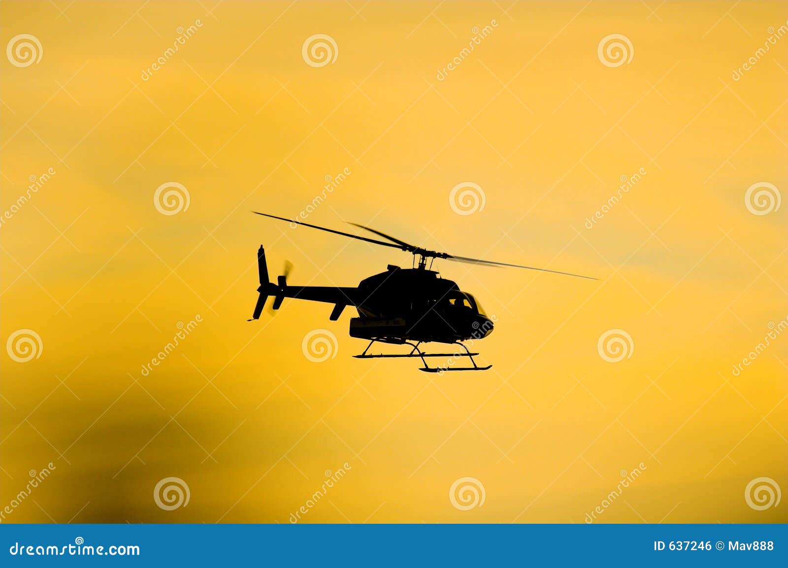 Helicopter silhouette stock photo. Image of plane, police - 637246