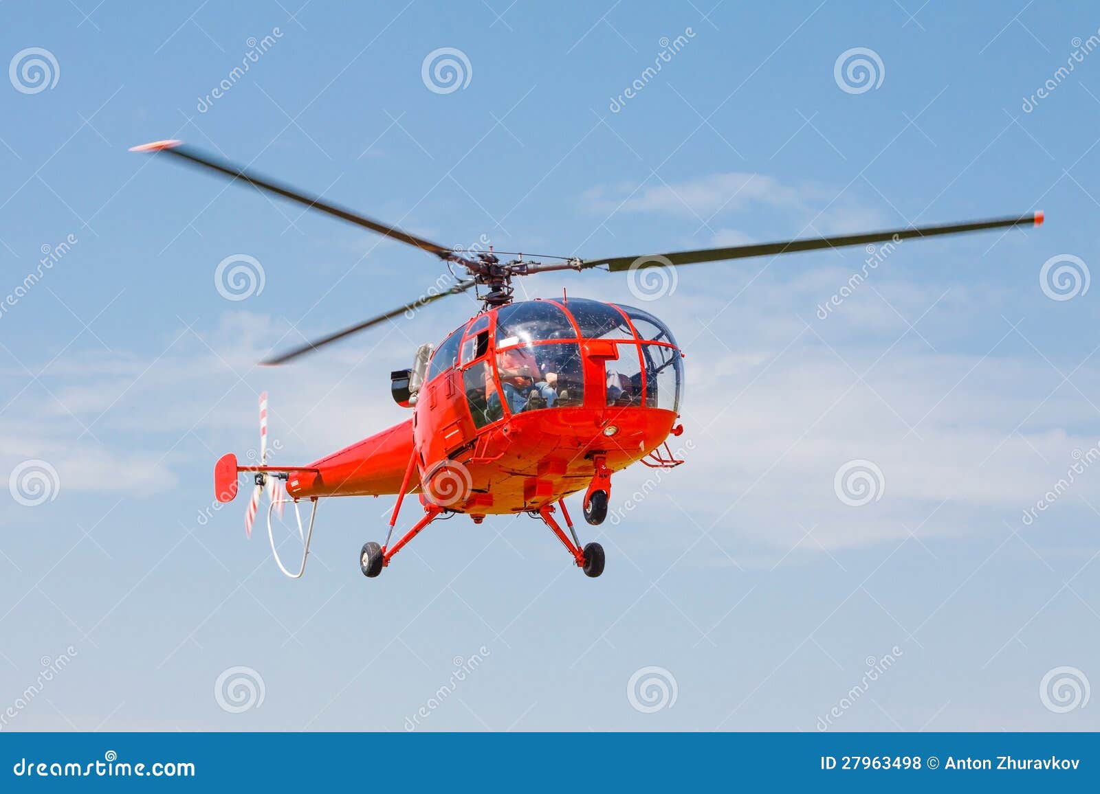 Helicopter in sky stock photo. Image of landing, cockpit - 27963498
