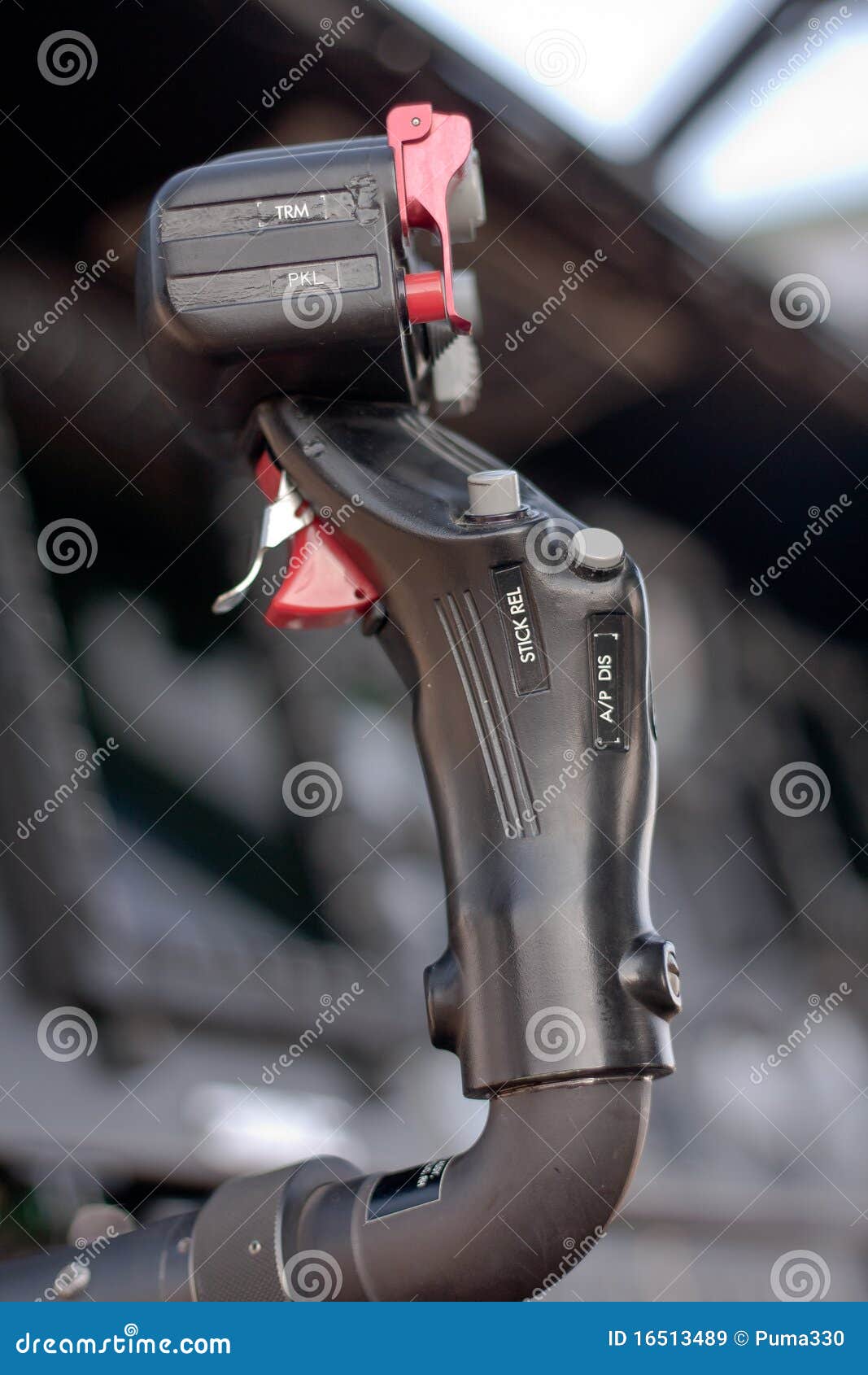 Helicopter stick control stock image. Image of aviation - 16513489