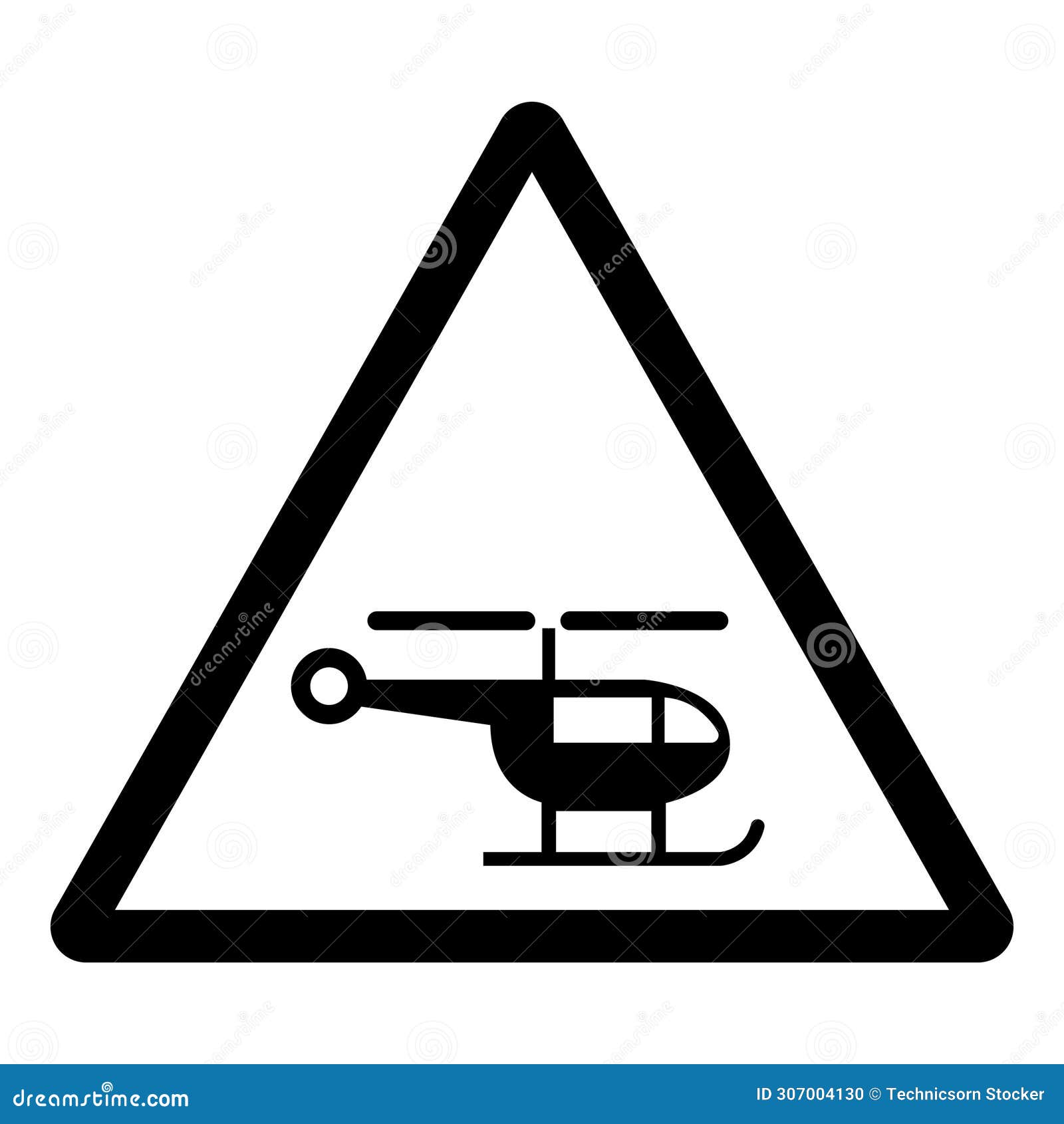 Helicopter Symbol Sign, Vector Illustration, Isolate on White ...
