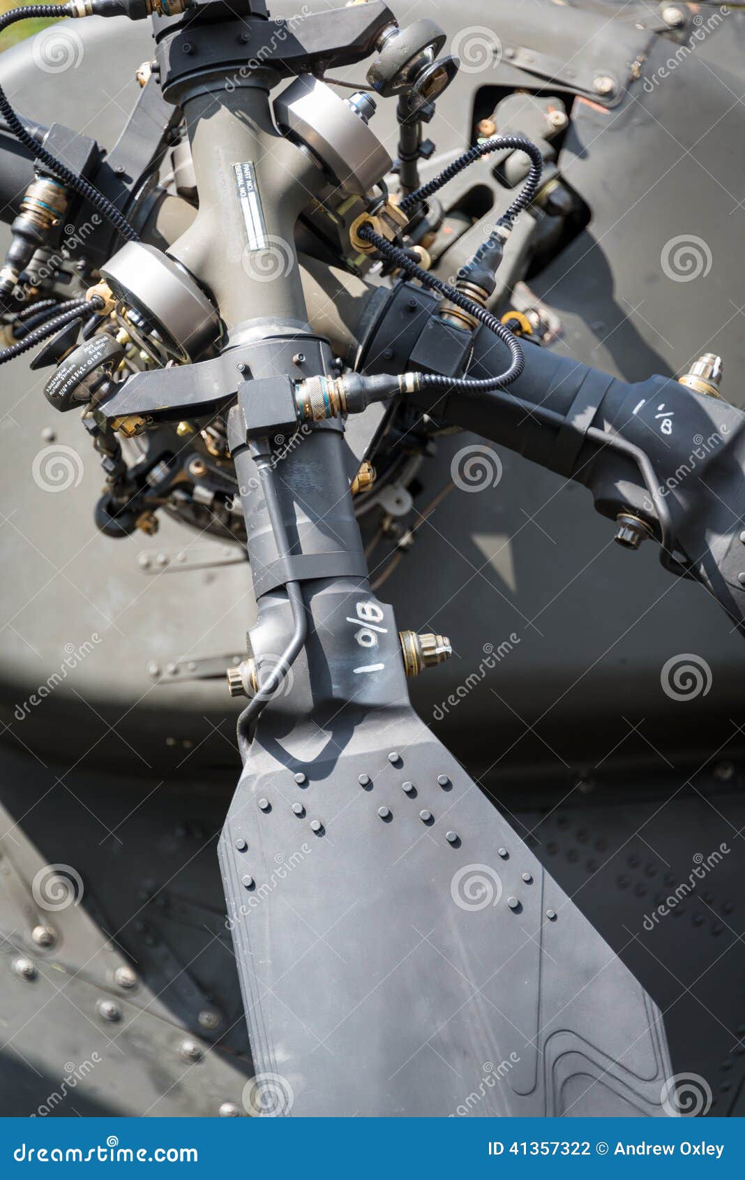 Helicopter Tail Rotor Detail Stock Photo - Image of stabilizer, tail ...