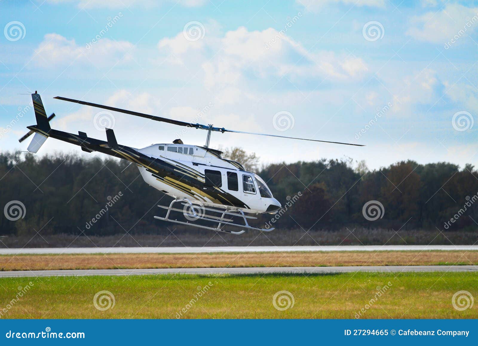 Helicopter take off stock image. Image of detailed, clouds - 27294665