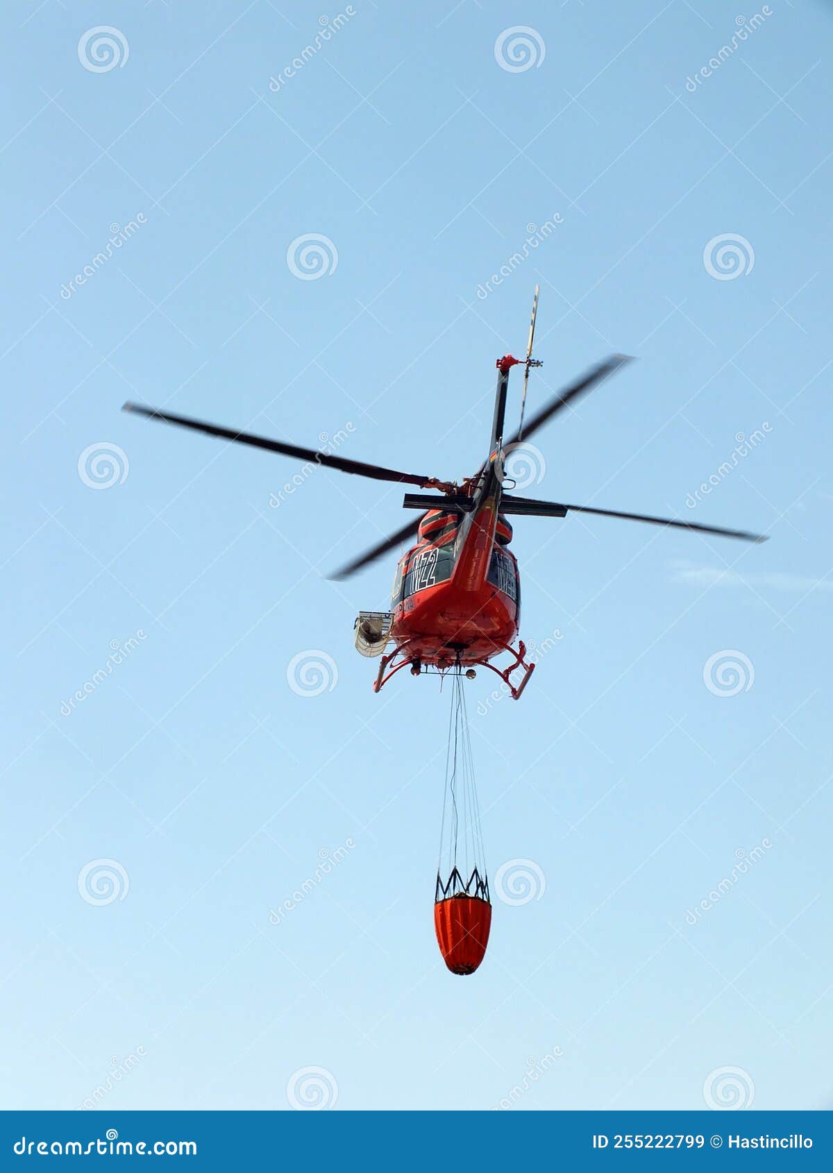 Helicopter with tank stock image. Image of fight, reservoir - 255222799