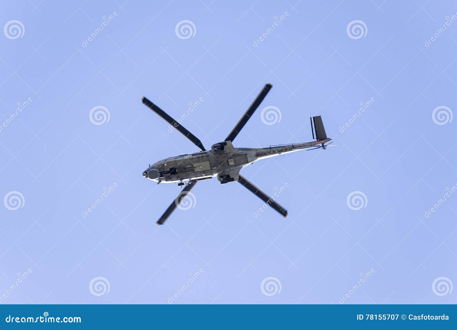Helicopter from Under View. Stock Image - Image of blade, search: 78155707