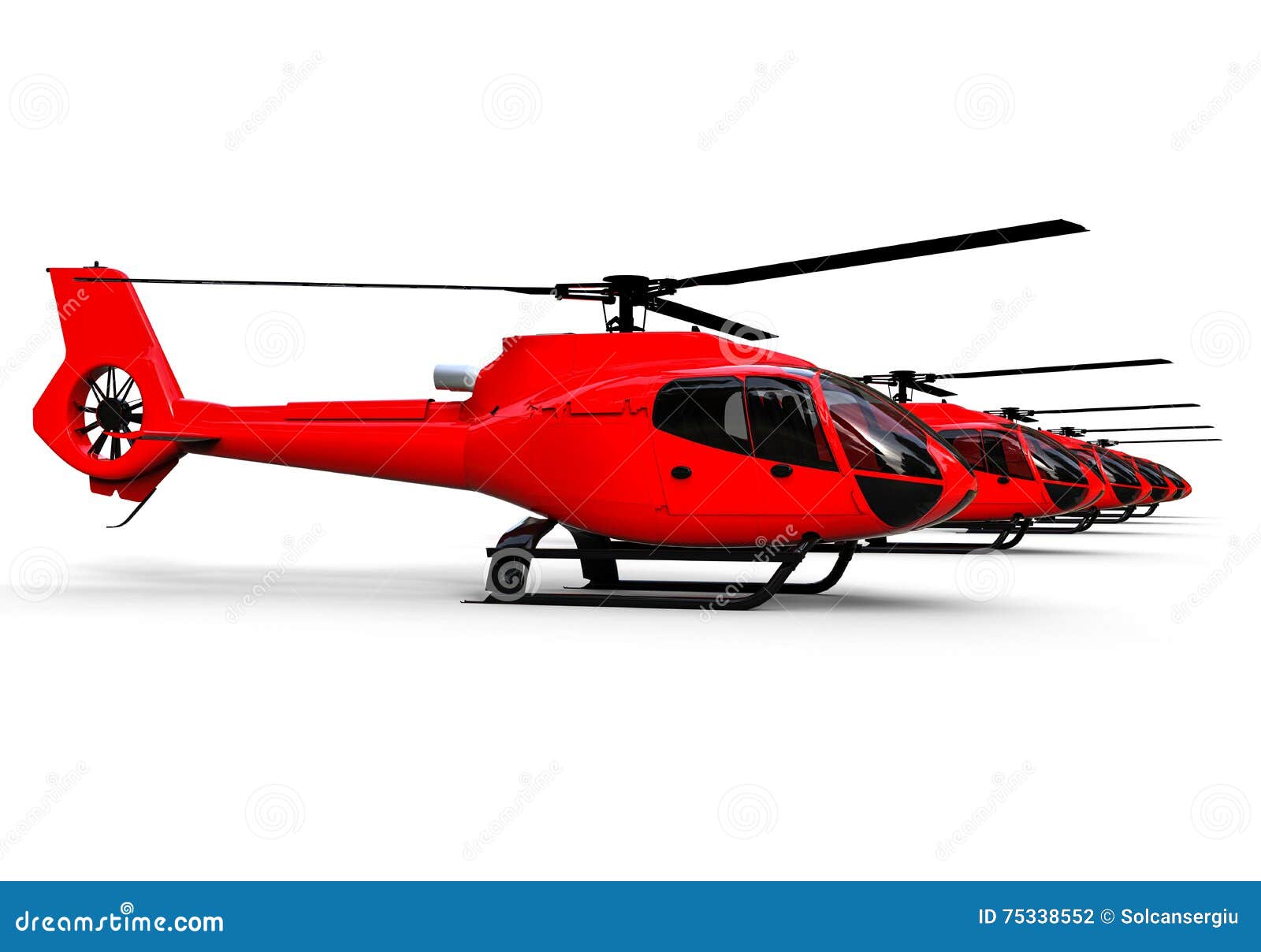 Helicopters fleet stock illustration. Illustration of emergency - 75338552
