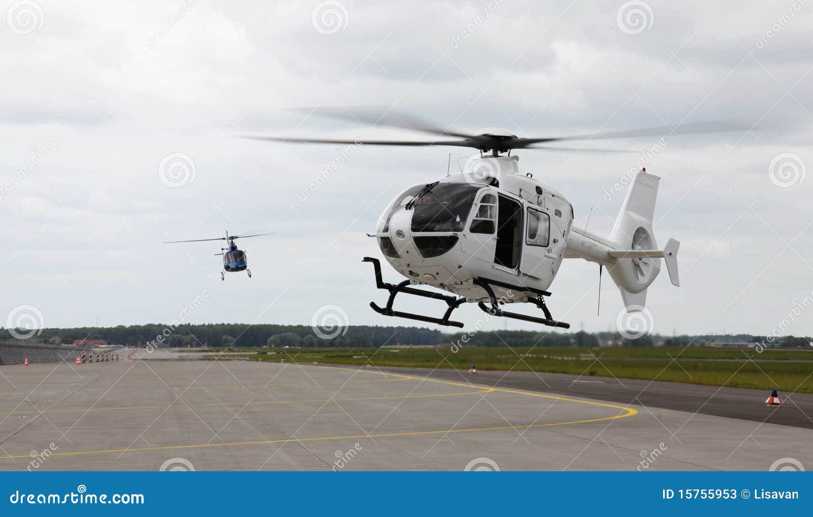 Helicopters landing stock image. Image of gyroplane, landing - 15755953