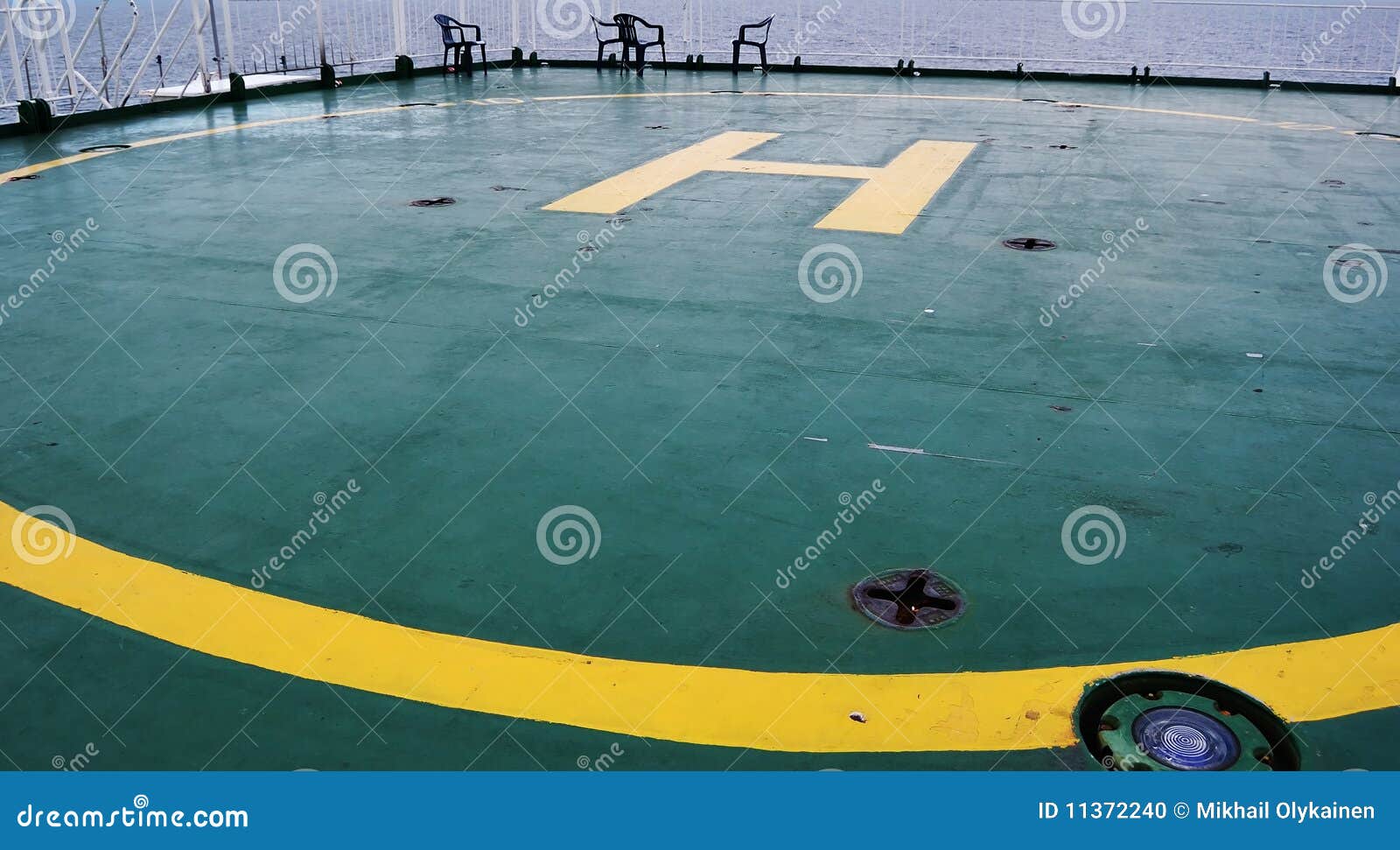 Helideck stock photo. Image of offshore, helipad, landing - 11372240