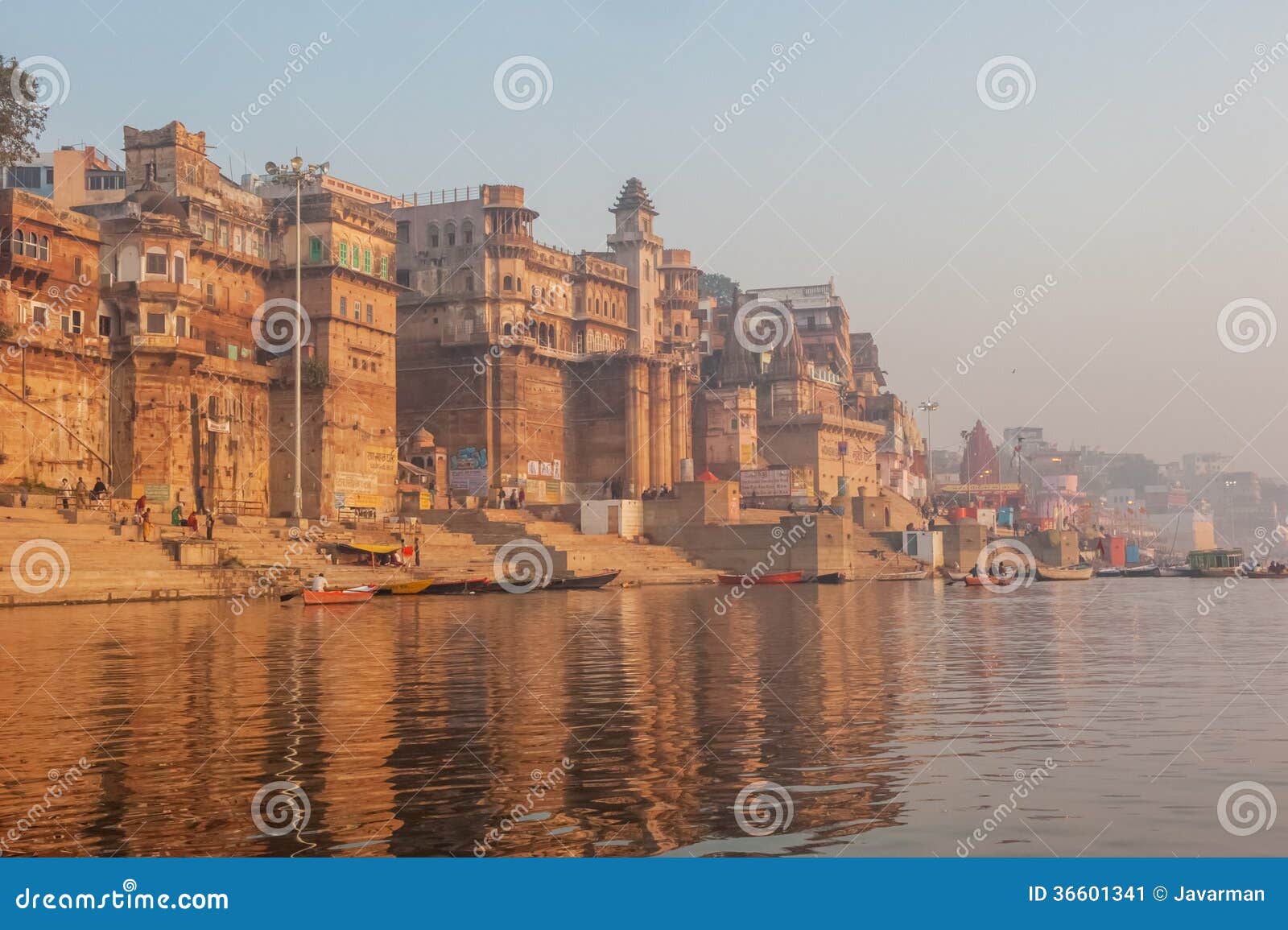 Helig Stad Av Varanasi, Indien Fotografering för Bildbyråer - Bild av ...