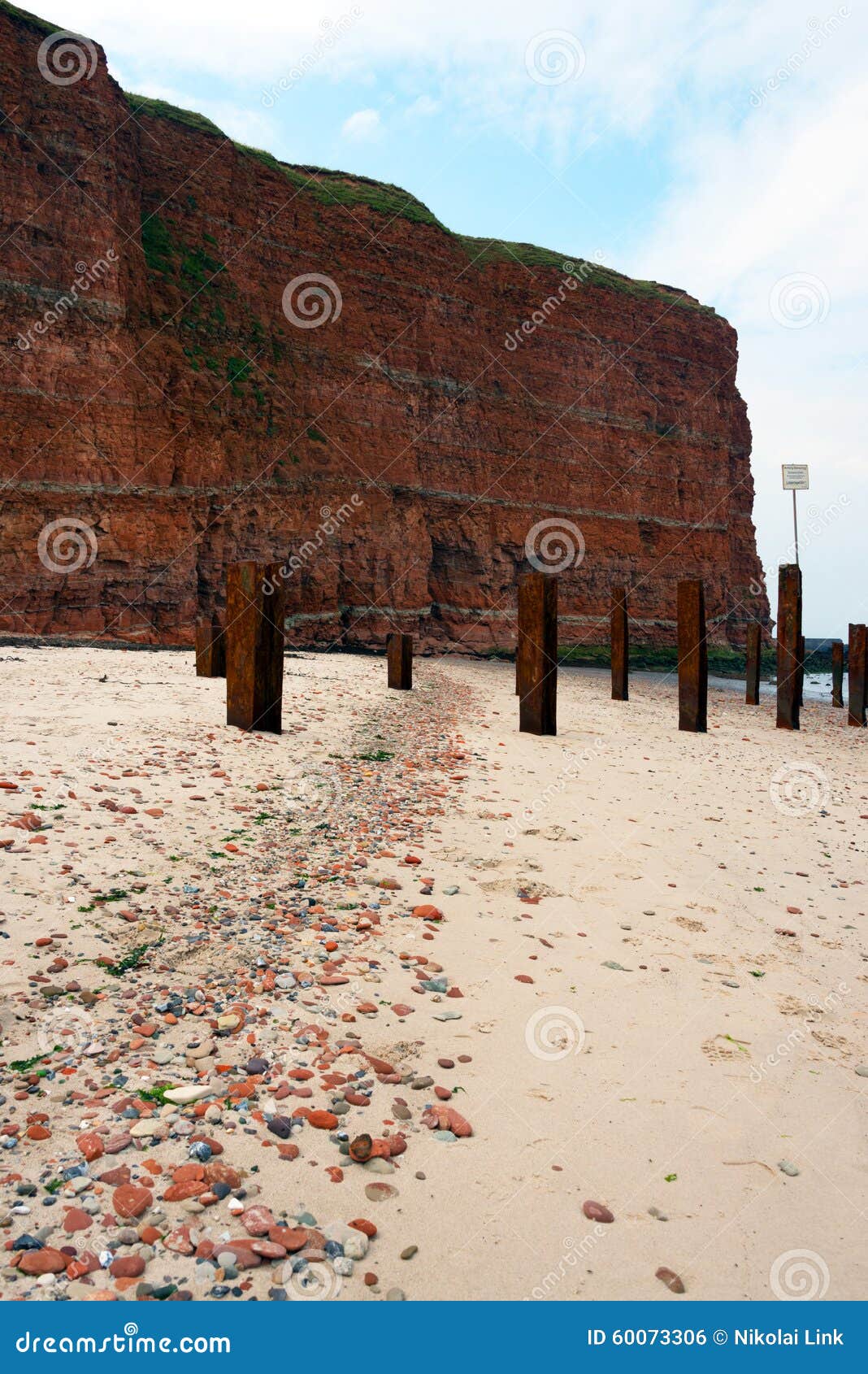 Heligoland beach stock photo. Image of helgoland, coastal - 60073306