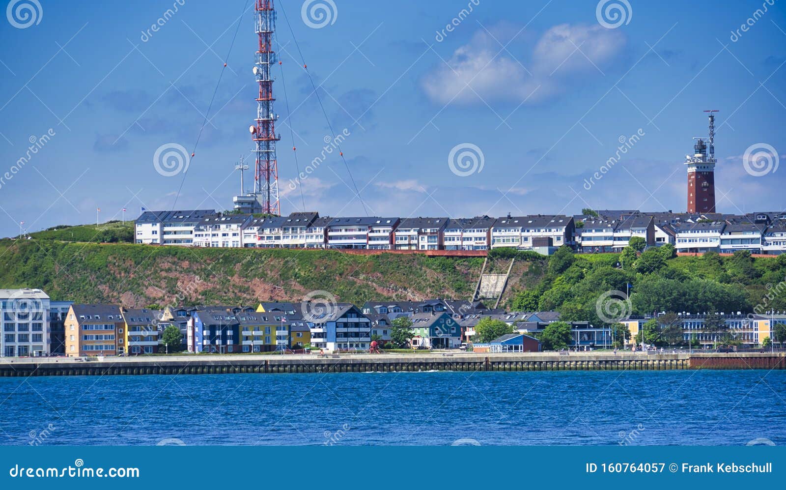 Heligoland island stock image. Image of heligoland, green - 160764057