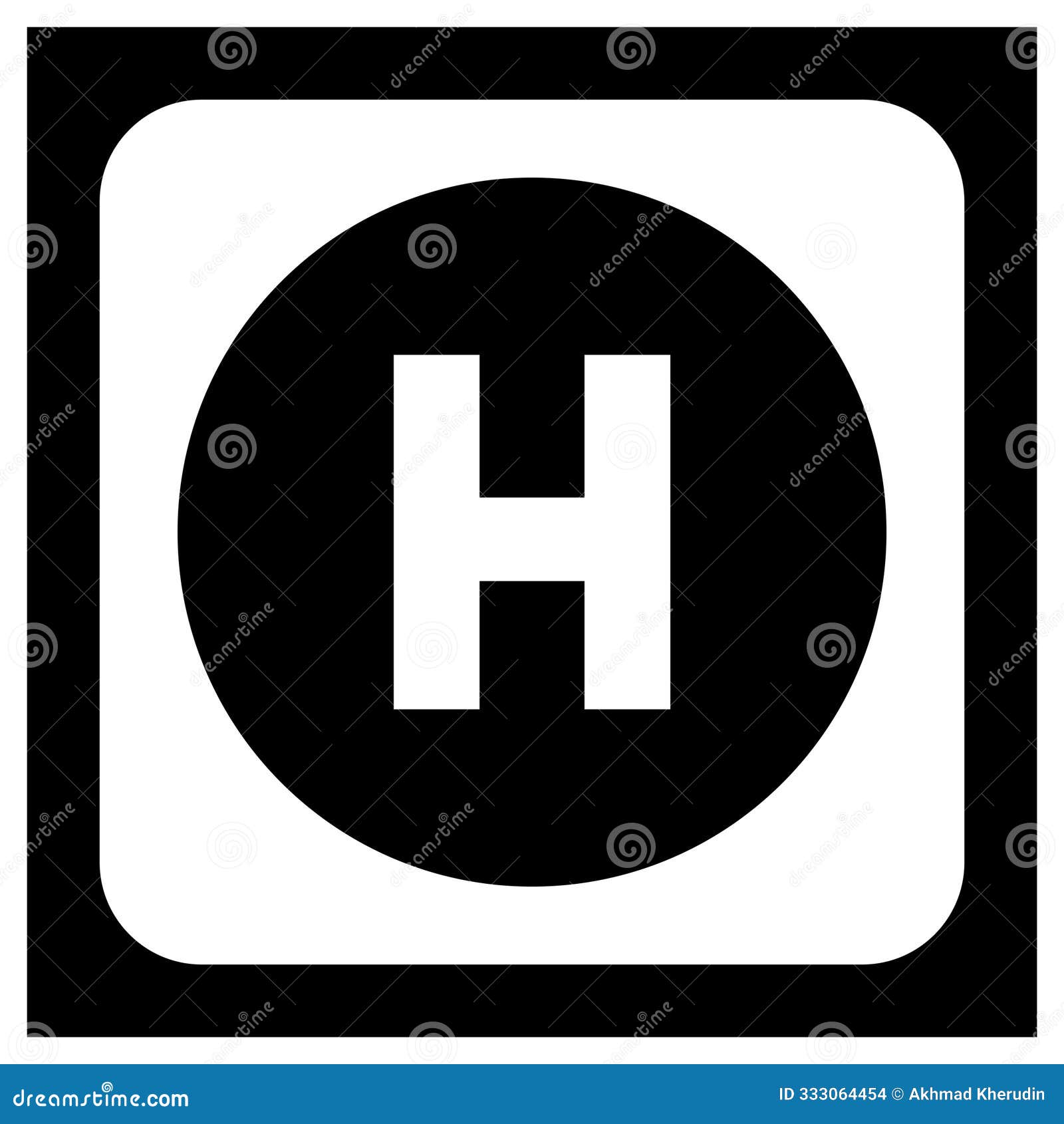 Helipad Icon Group Symbol Or Sign Vector | CartoonDealer.com #340440531