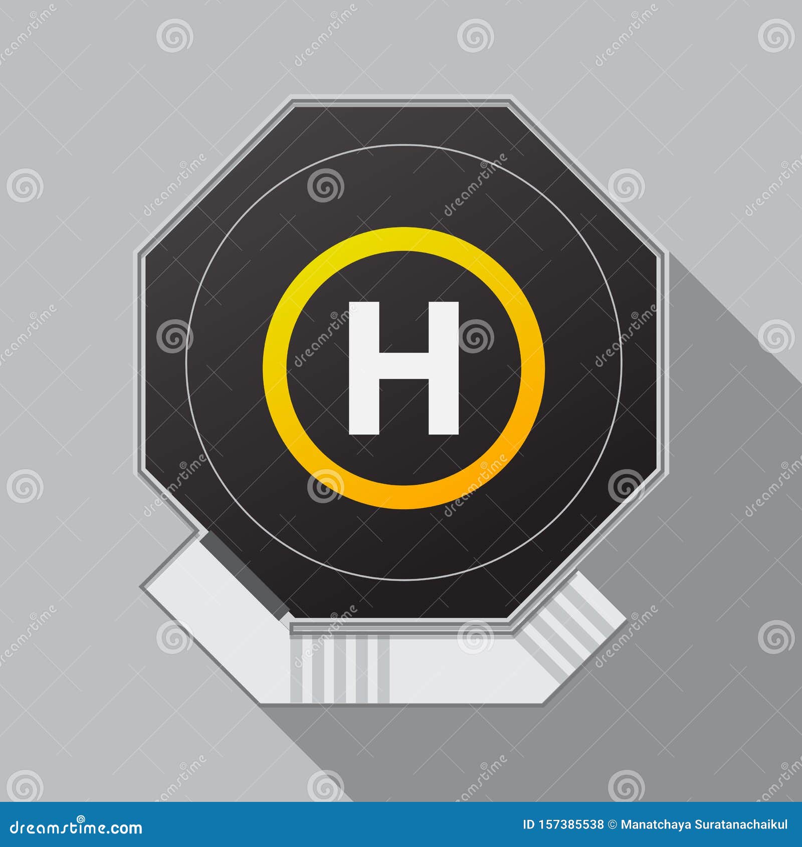 Helipad Icon. Stock Photo | CartoonDealer.com #157385538