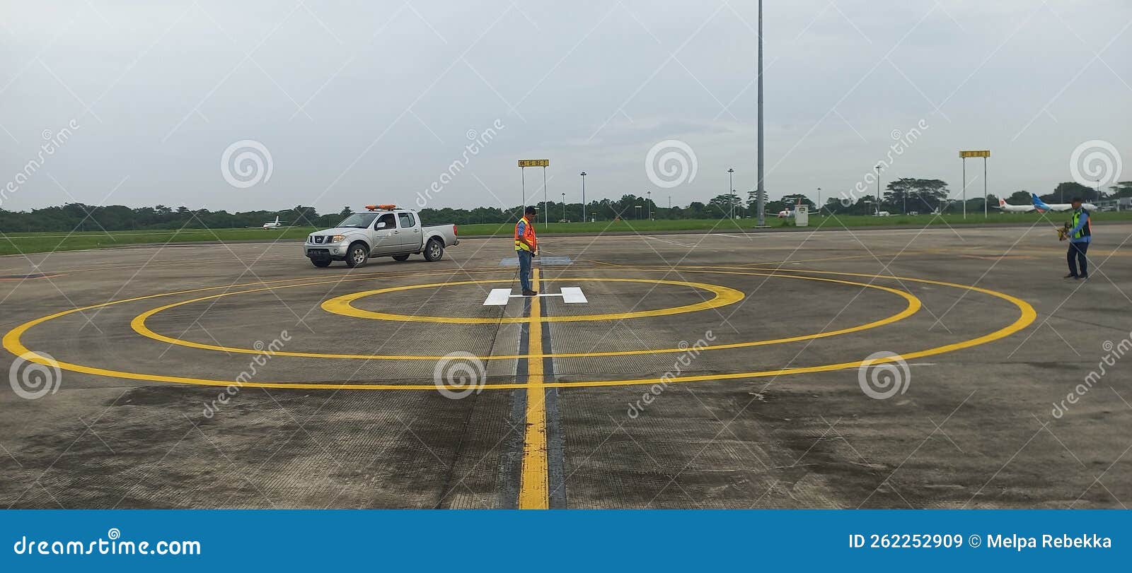 Helipad marking at apron editorial stock image. Image of driving ...