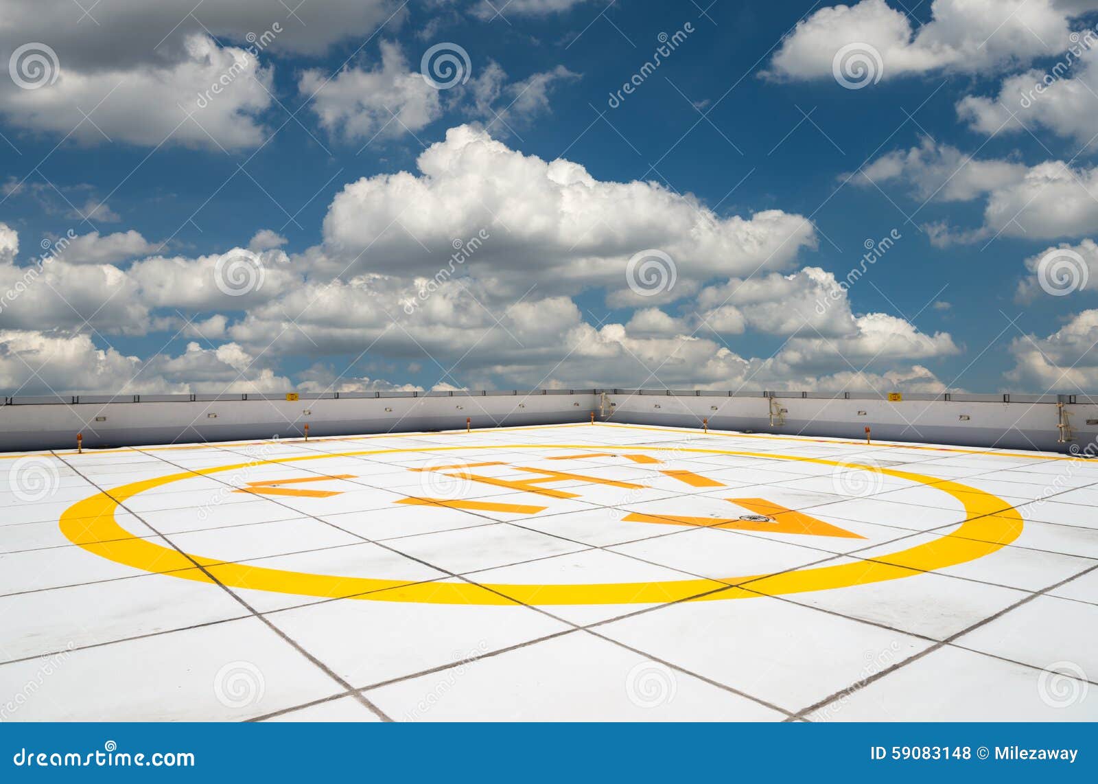 Helipad stock photo. Image of empty, landing, helipad - 59083148