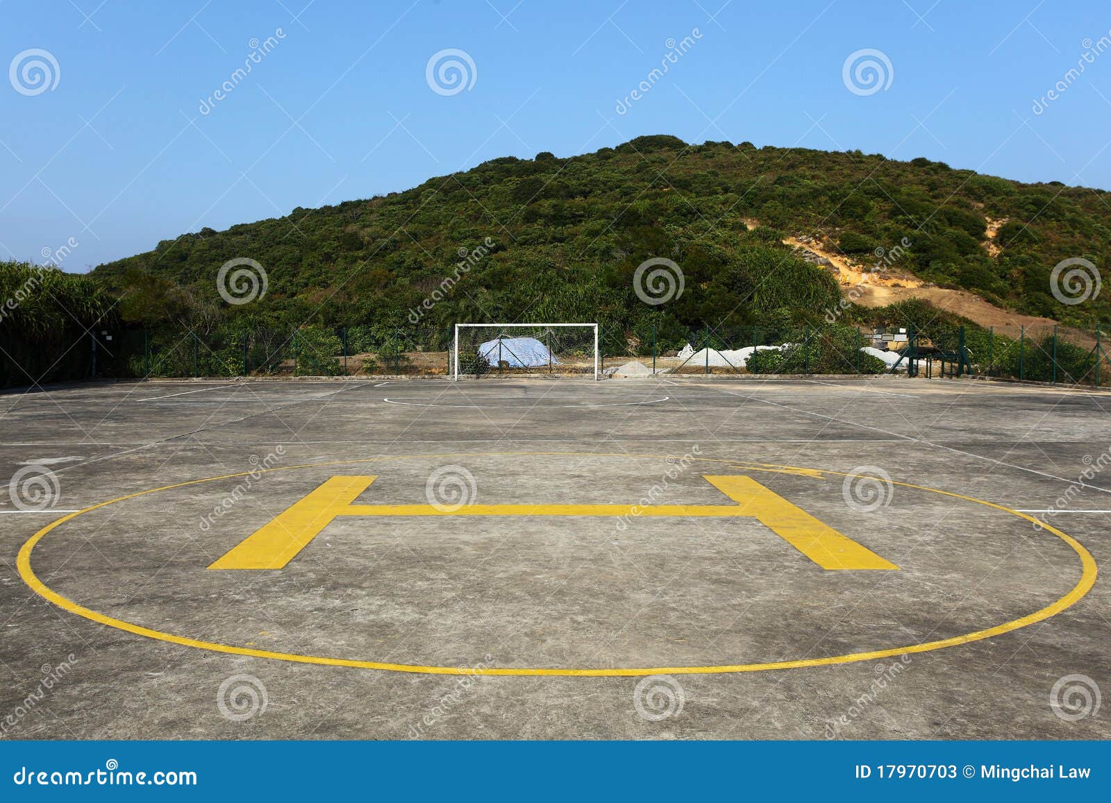The Heliport stock image. Image of helicopter, plane - 17970703