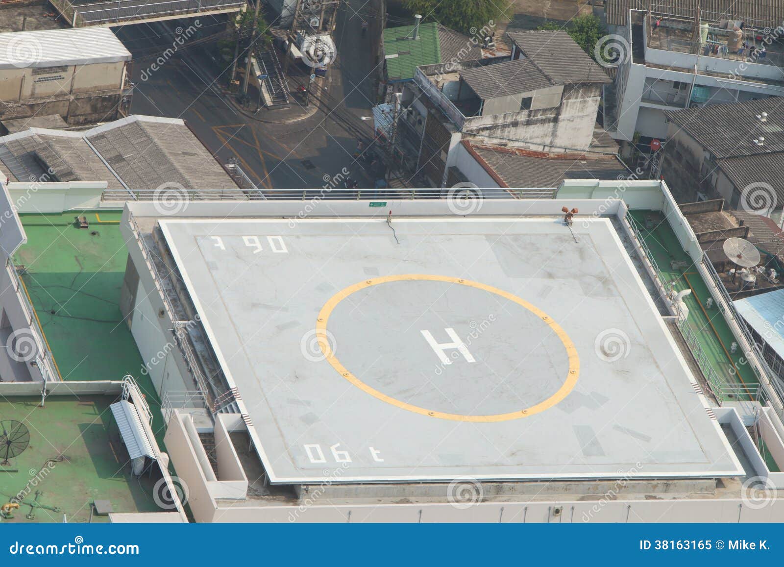 Heliport stock image. Image of ground, transportation - 38163165