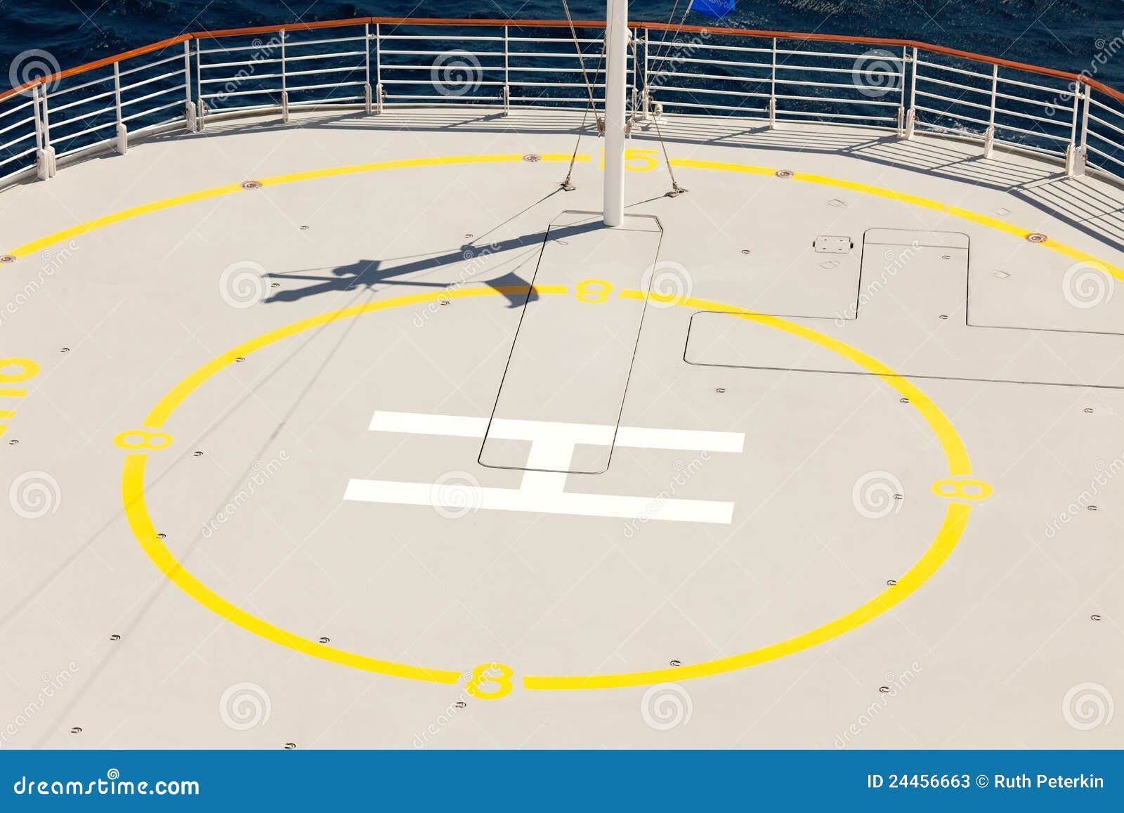 Heliport Landing stock image. Image of ship, transport - 24456663