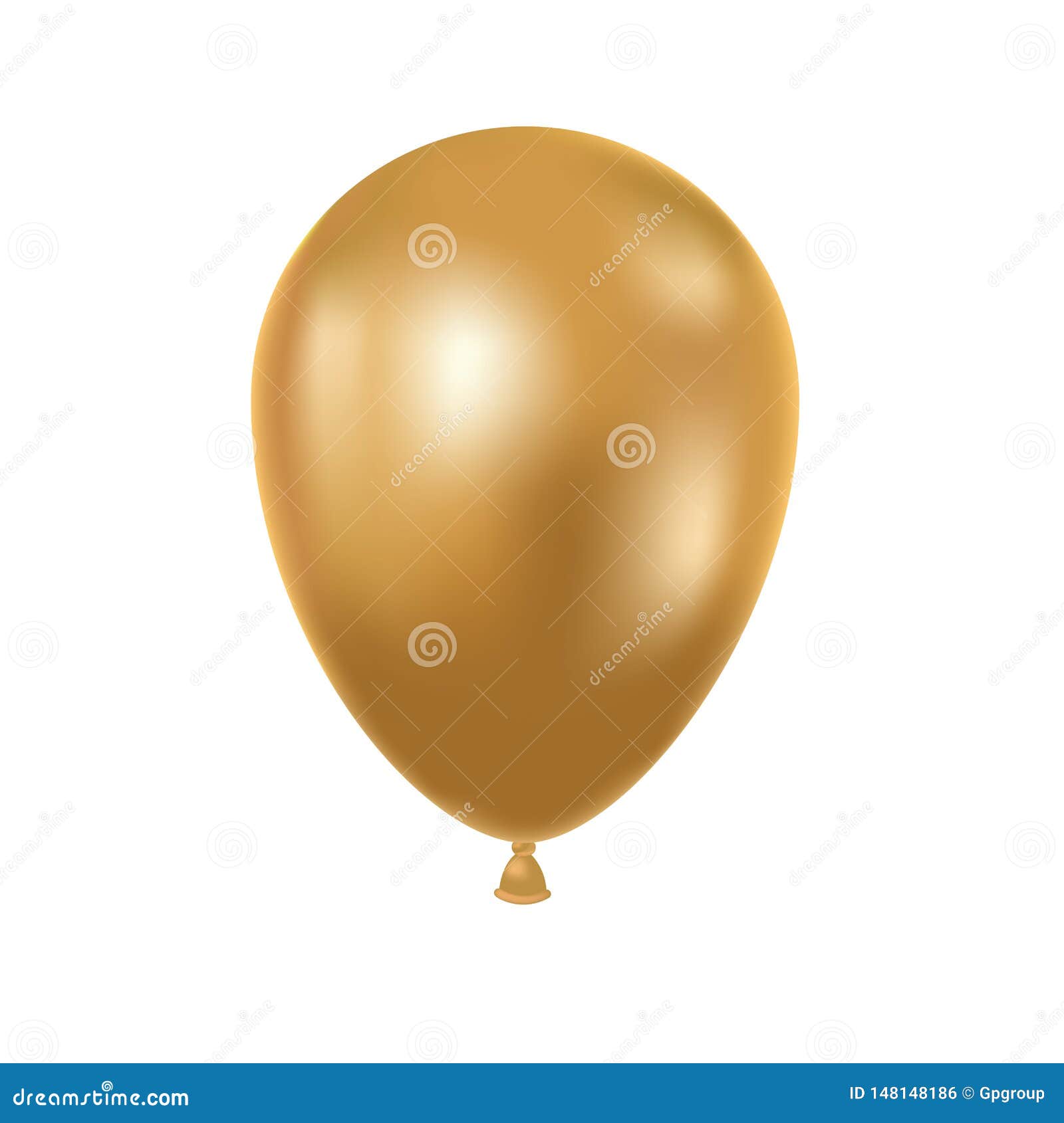 Helium Balloon on White Background Stock Vector - Illustration of ...