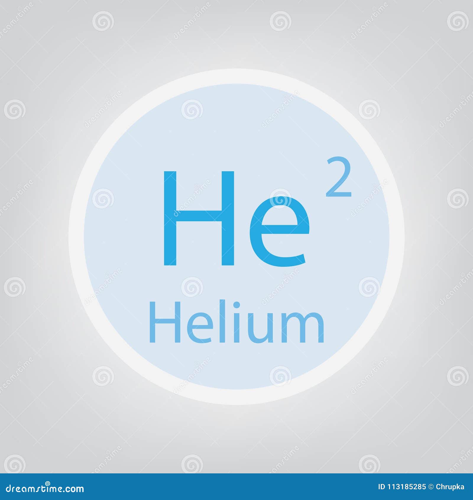 Helium he Chemical Element Icon Stock Vector - Illustration of element ...