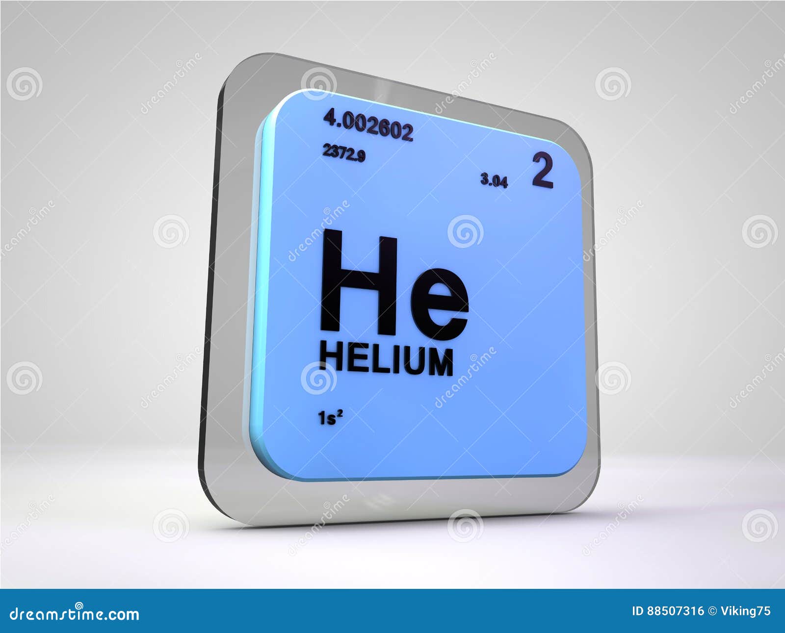 Helium - he - Chemical Element Periodic Table Stock Illustration ...