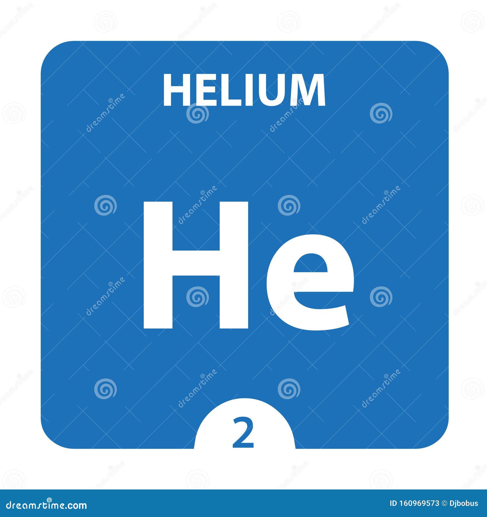 Helium Chemical 2 Element of Periodic Table. Molecule and Communication ...