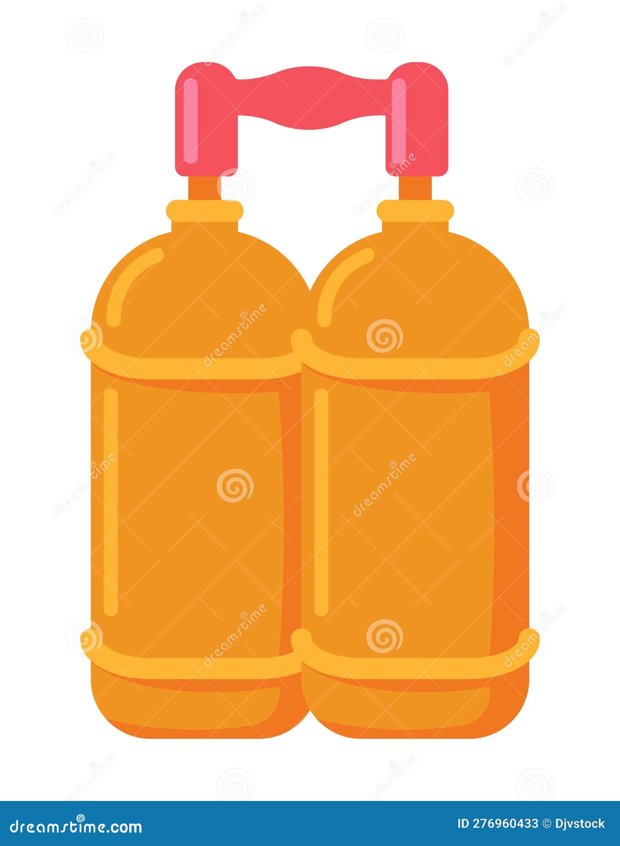Helium gas cylinder stock vector. Illustration of vector - 276960433