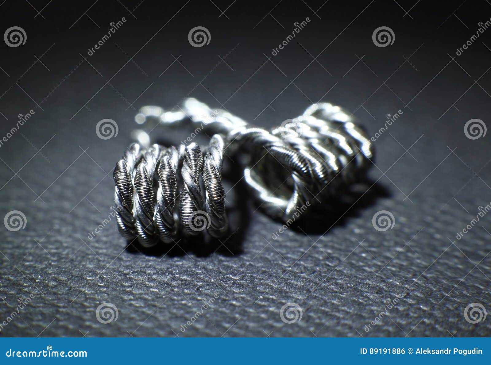 Helix Coil Build for Vaping Rebuildable Atomizer Stock Photo - Image of ...