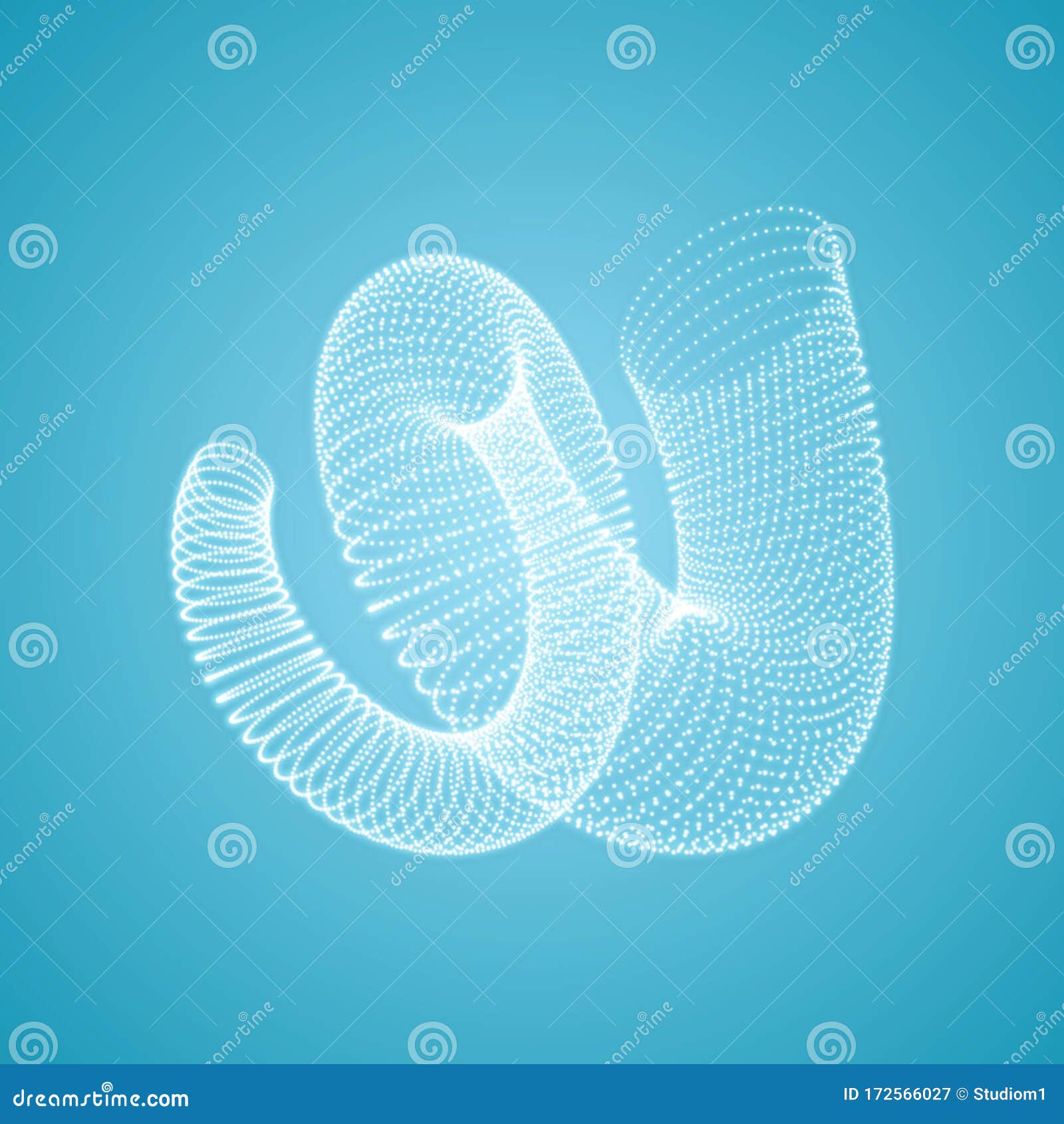 Helix. Connection Structure Stock Vector - Illustration of helical ...