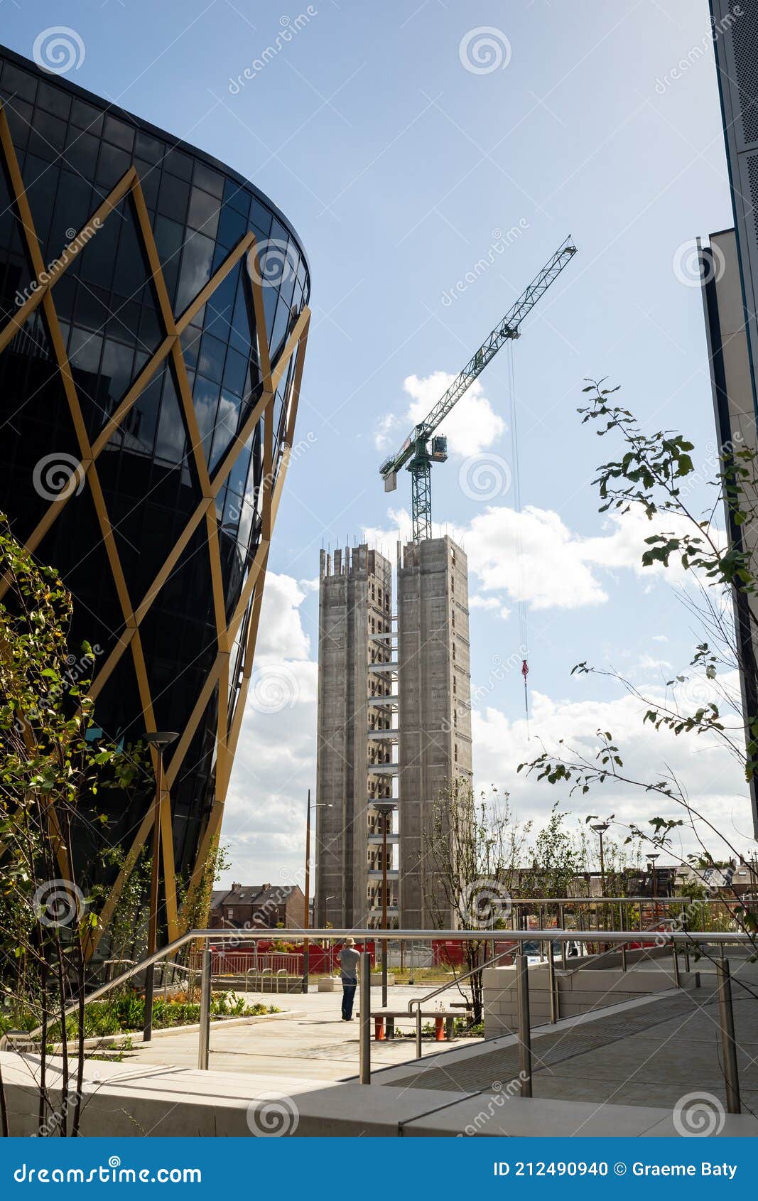 The Helix Construction Site in Newcastle upon Tyne Editorial Image ...