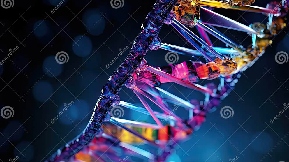 Helix 3d dna stock illustration. Illustration of variation - 307647815