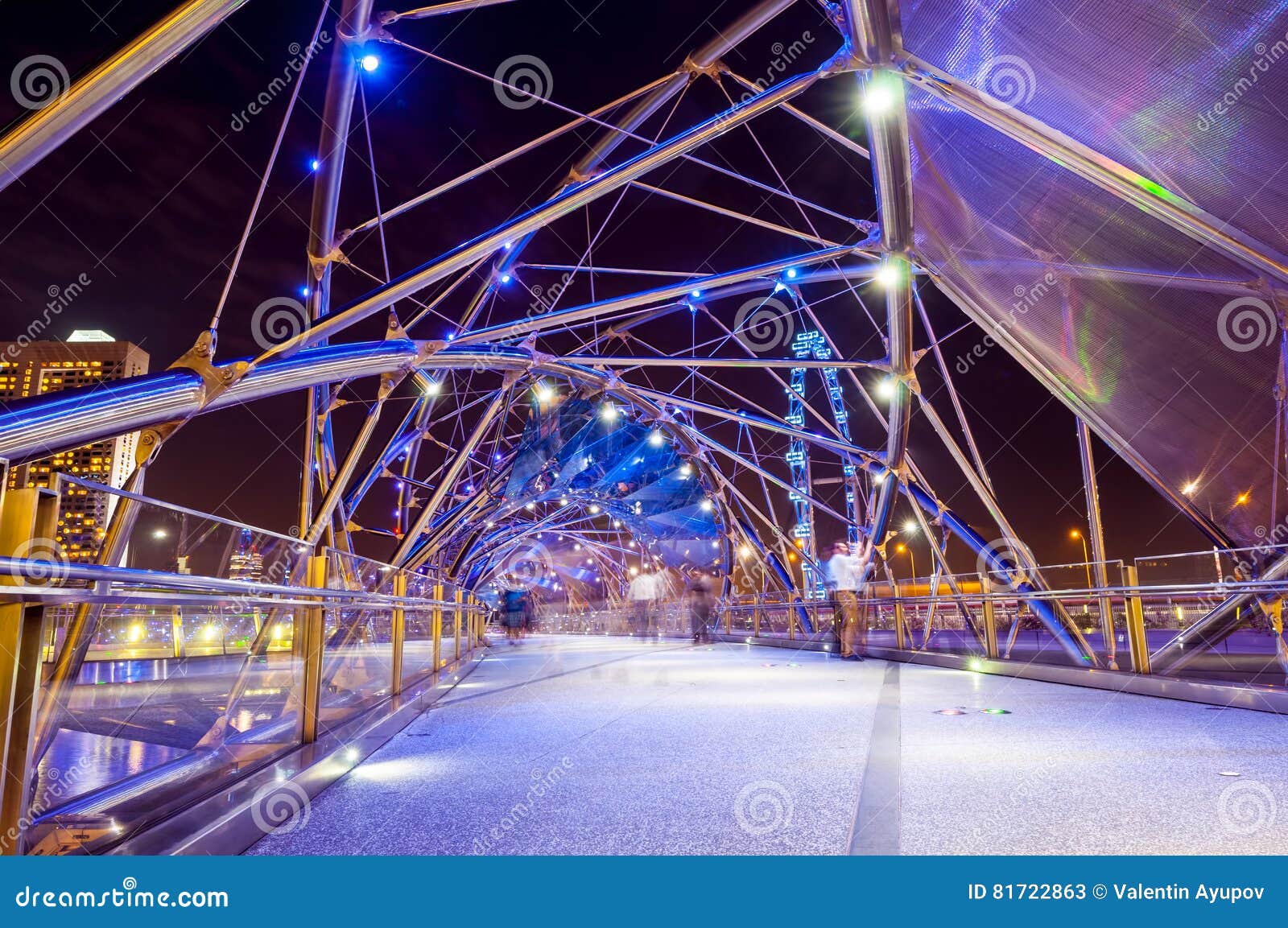 Helix DNA Bridge in Singapore Editorial Stock Photo - Image of life ...