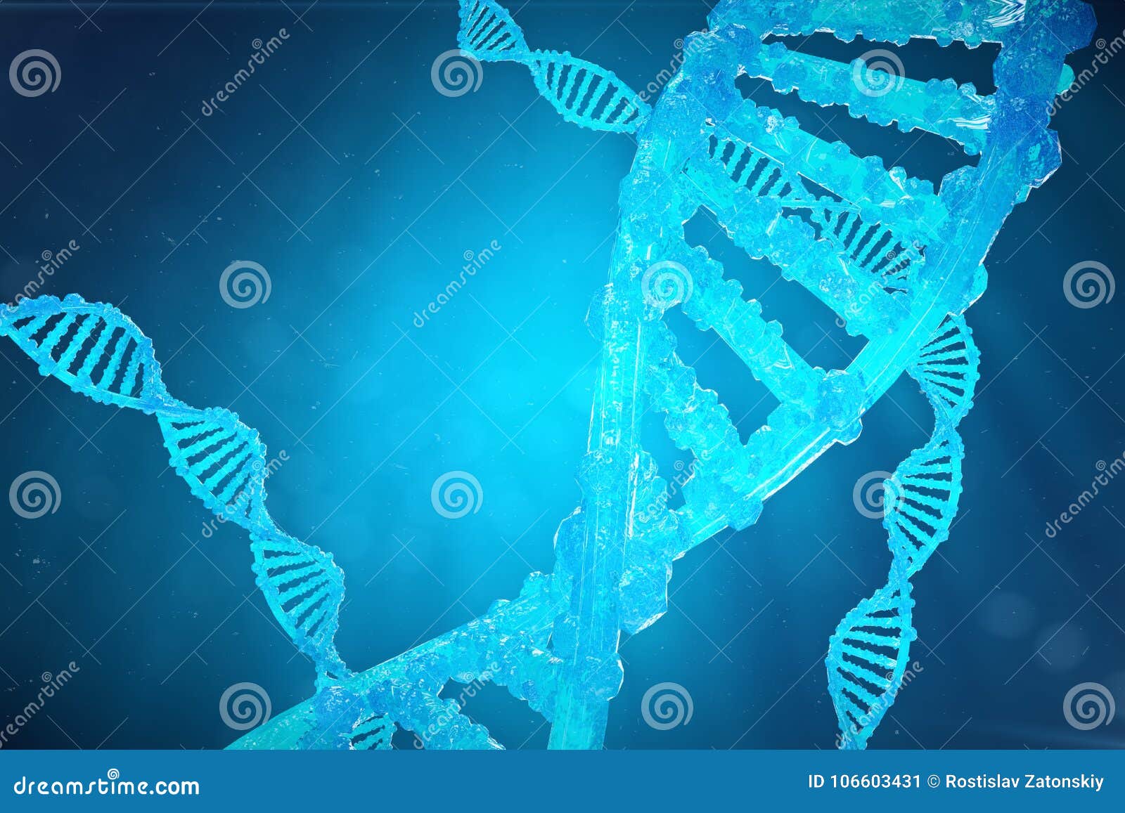 Helix DNA Molecule with Modified Genes. Correcting Mutation by Genetic ...