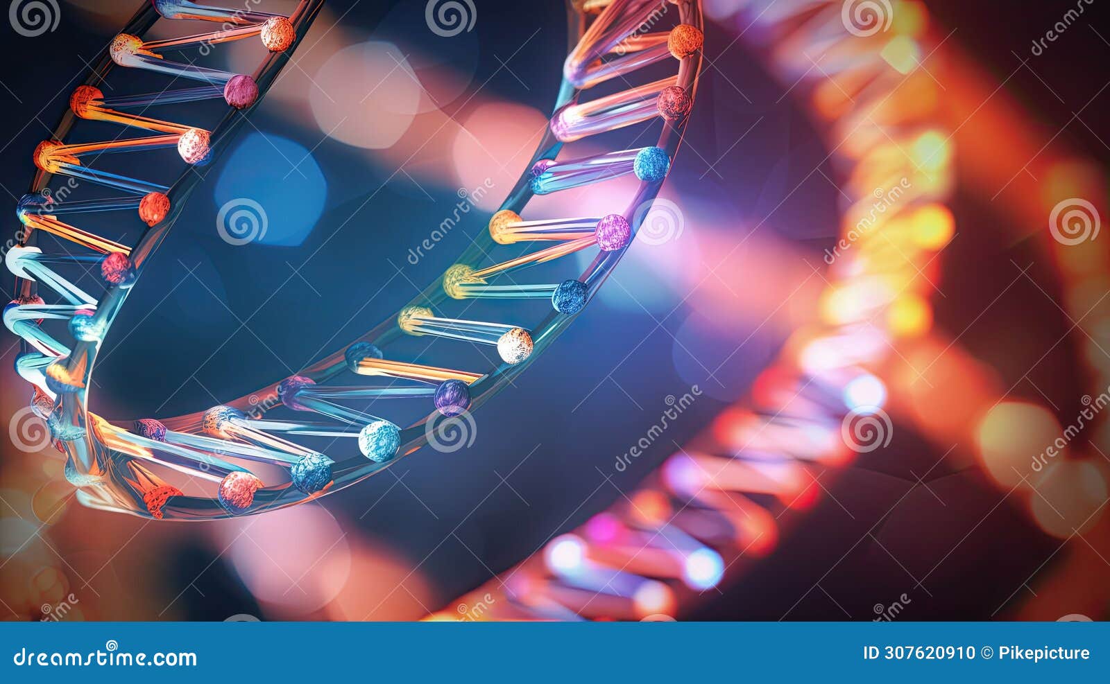 Helix Dna Spiral Stock Illustration | CartoonDealer.com #307620910