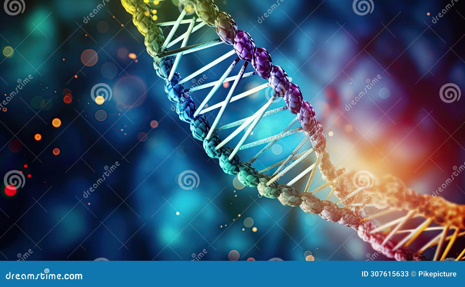 Helix Dna Strand Background Stock Illustration - Illustration of ...