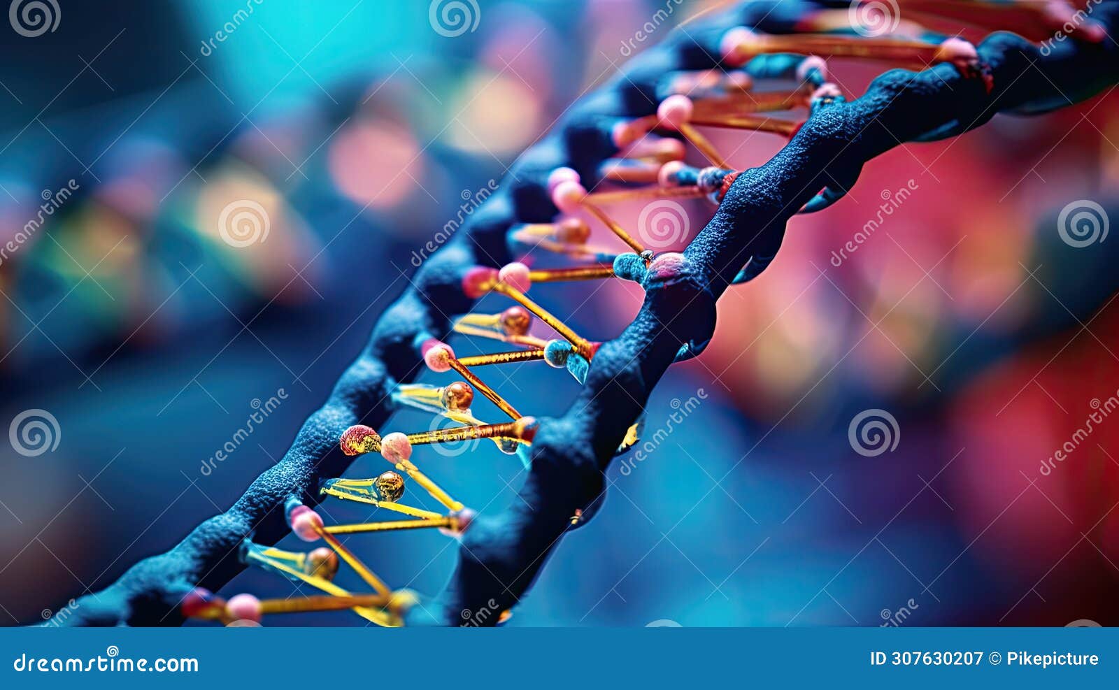 Helix dna strand stock illustration. Illustration of mutagen - 307630207