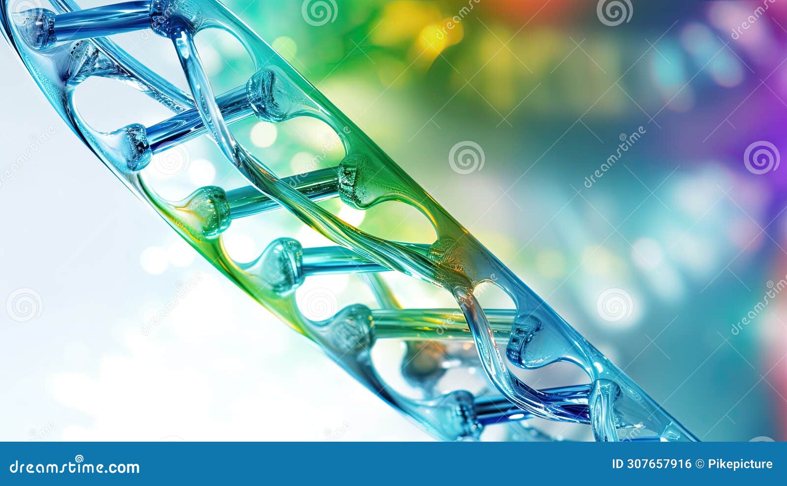Helix dna strands stock illustration. Illustration of code - 307657916