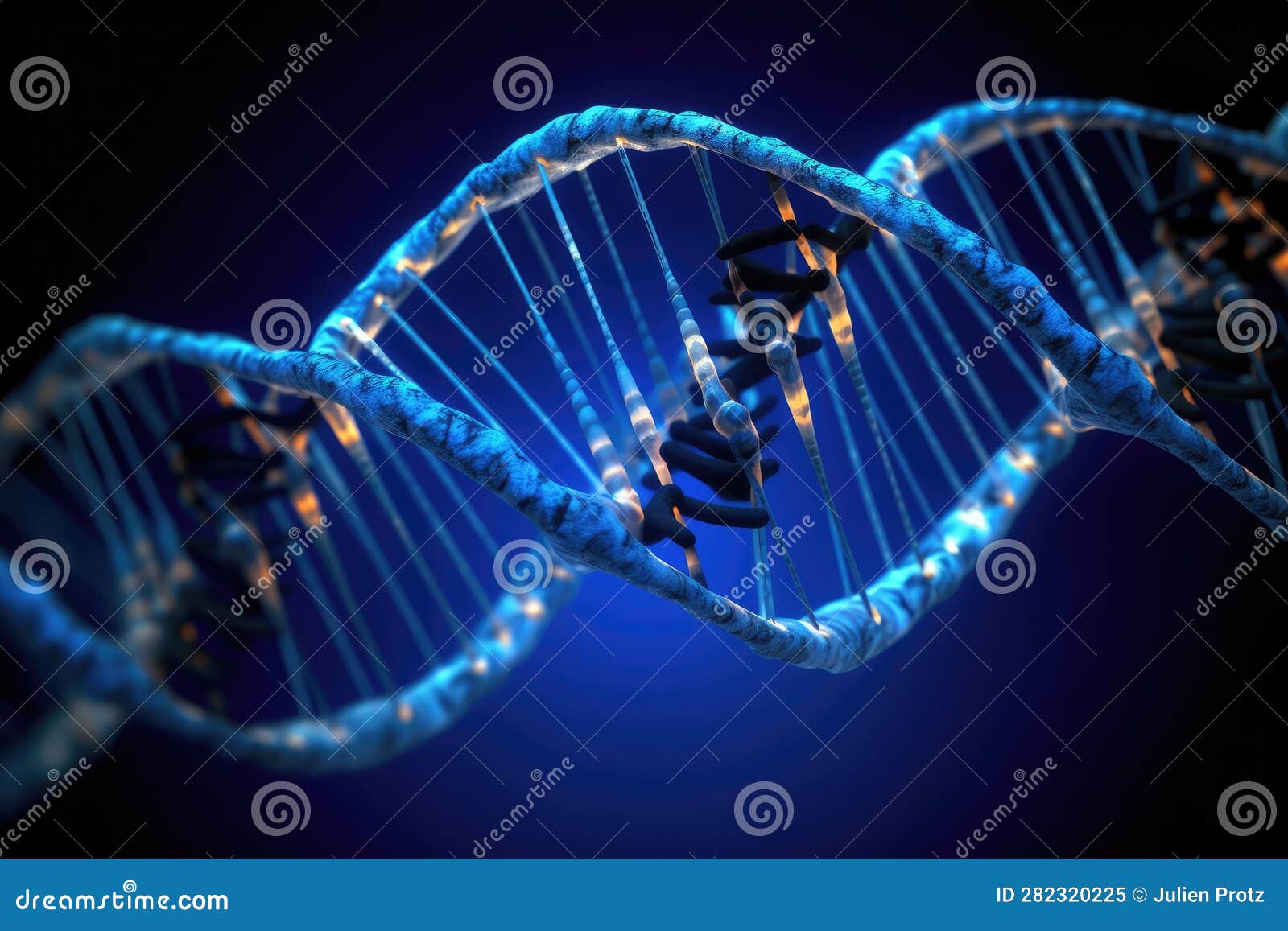 Helix Human DNA Structure Abstract Scientific Background Stock ...
