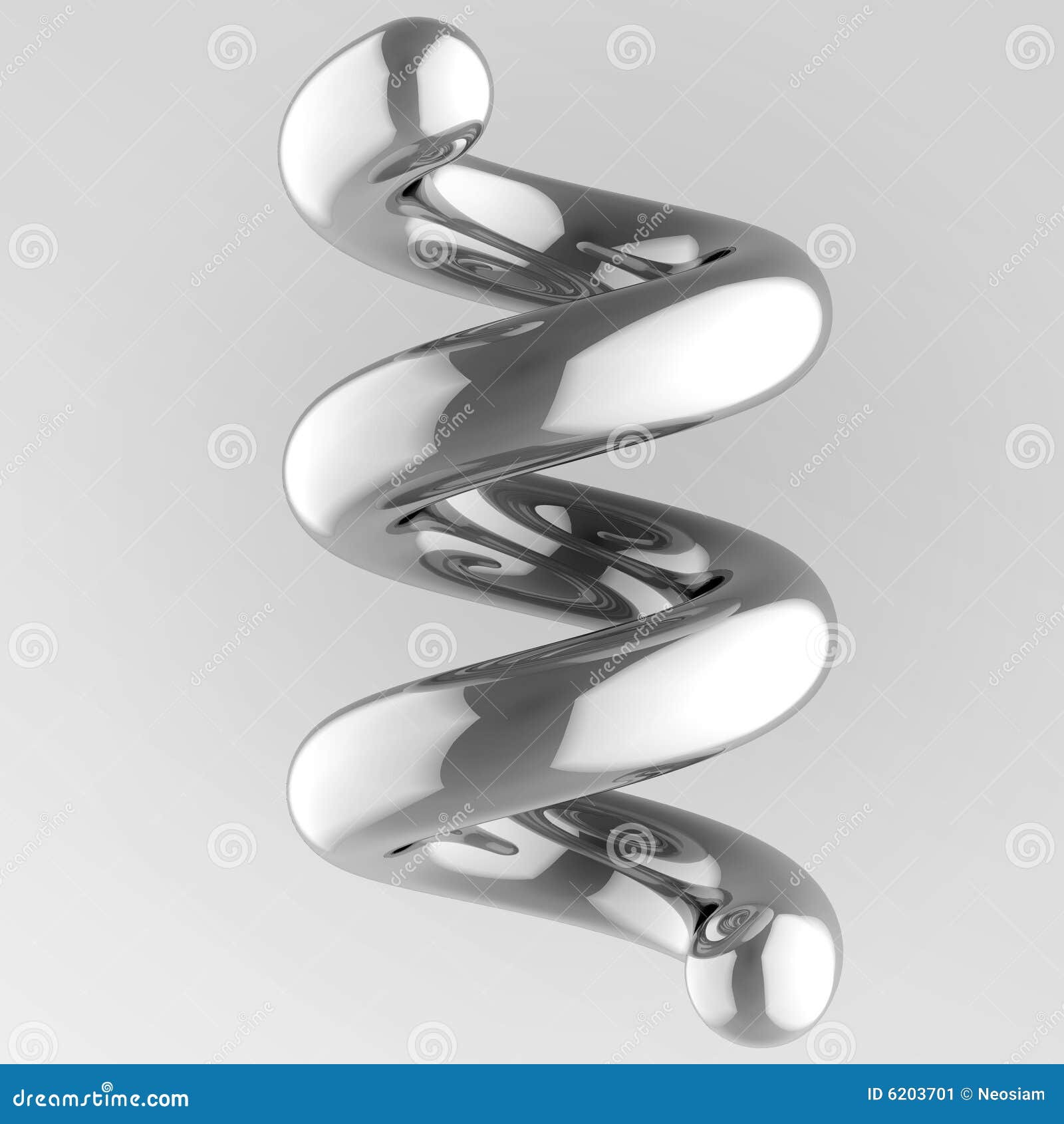 Helix Icon stock illustration. Illustration of chrome - 6203701