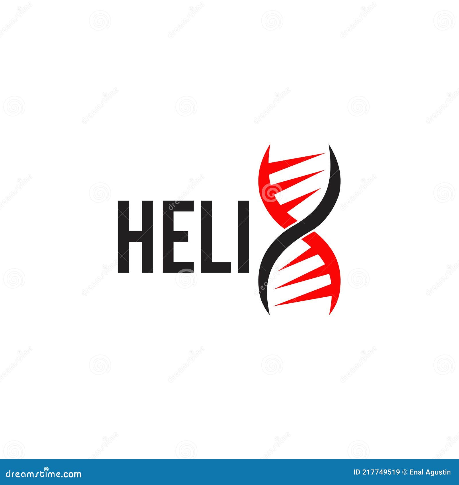 Helix Icon Logo Design Template Stock Vector - Illustration of cell ...