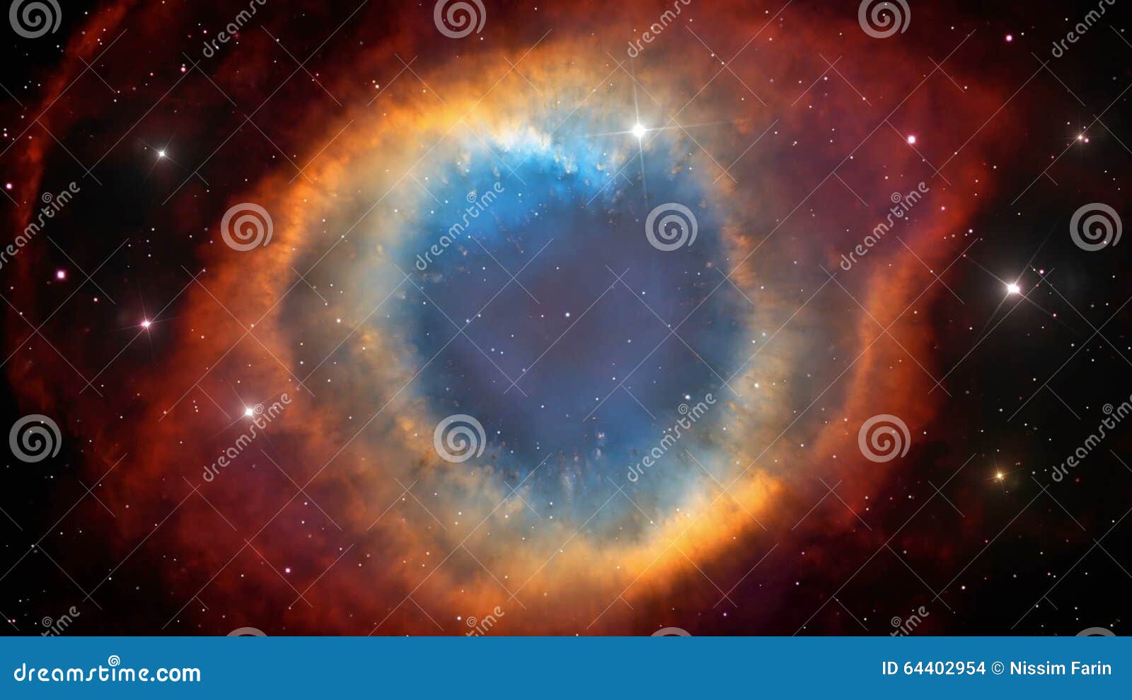 Helix Nebula in Outer Space Stock Footage - Video of planets, belt ...