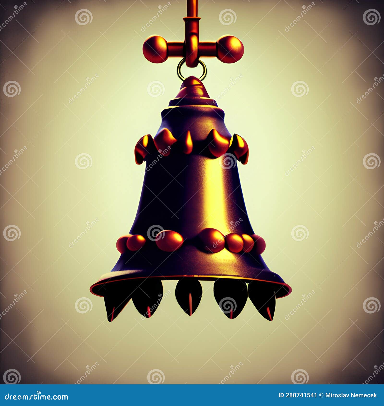 Hell Bells, Generative AI Illustration Stock Illustration ...
