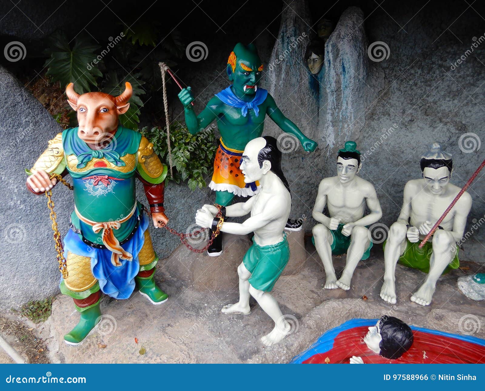 Hell chamber stock photo. Image of gothic, hand, wall - 97588966