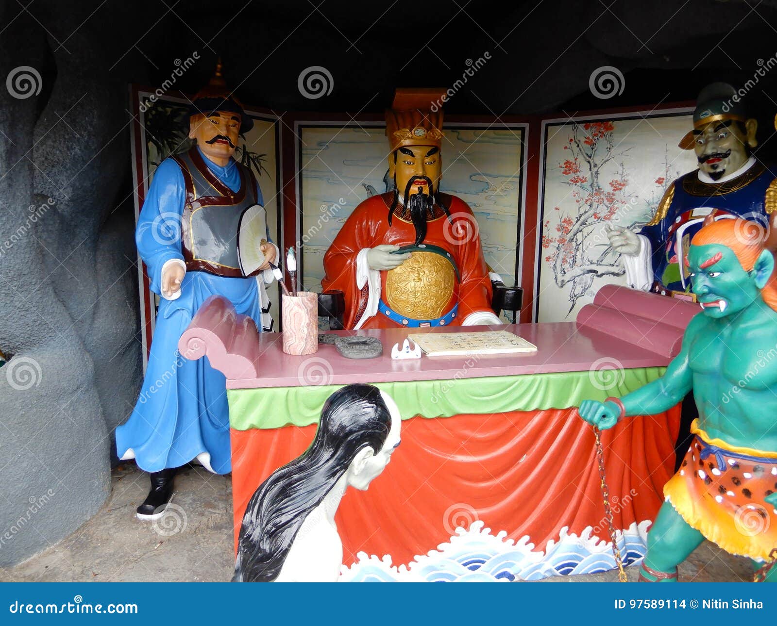 Hell chamber stock photo. Image of horror, ghost, banners - 97589114