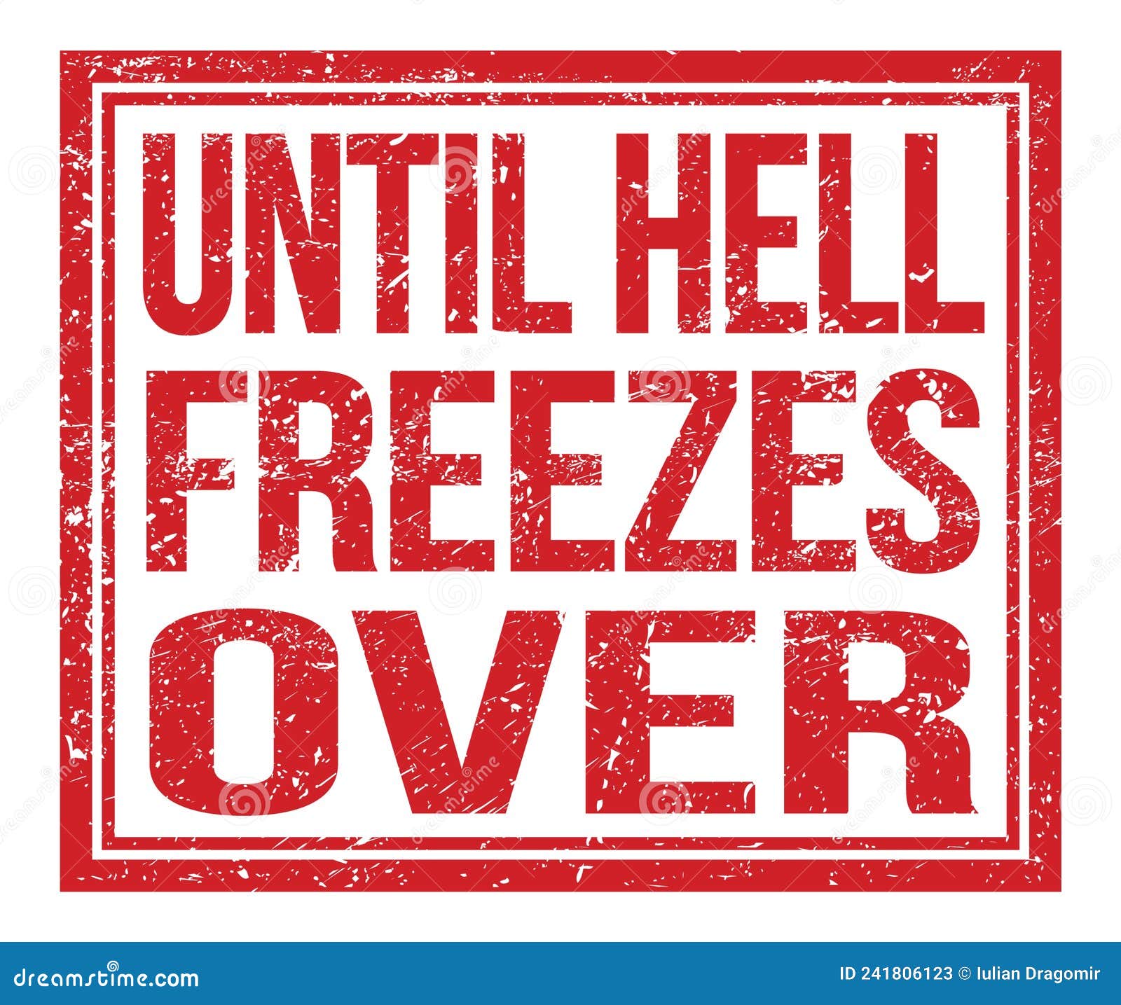 Hell Freezes Over Clip Art