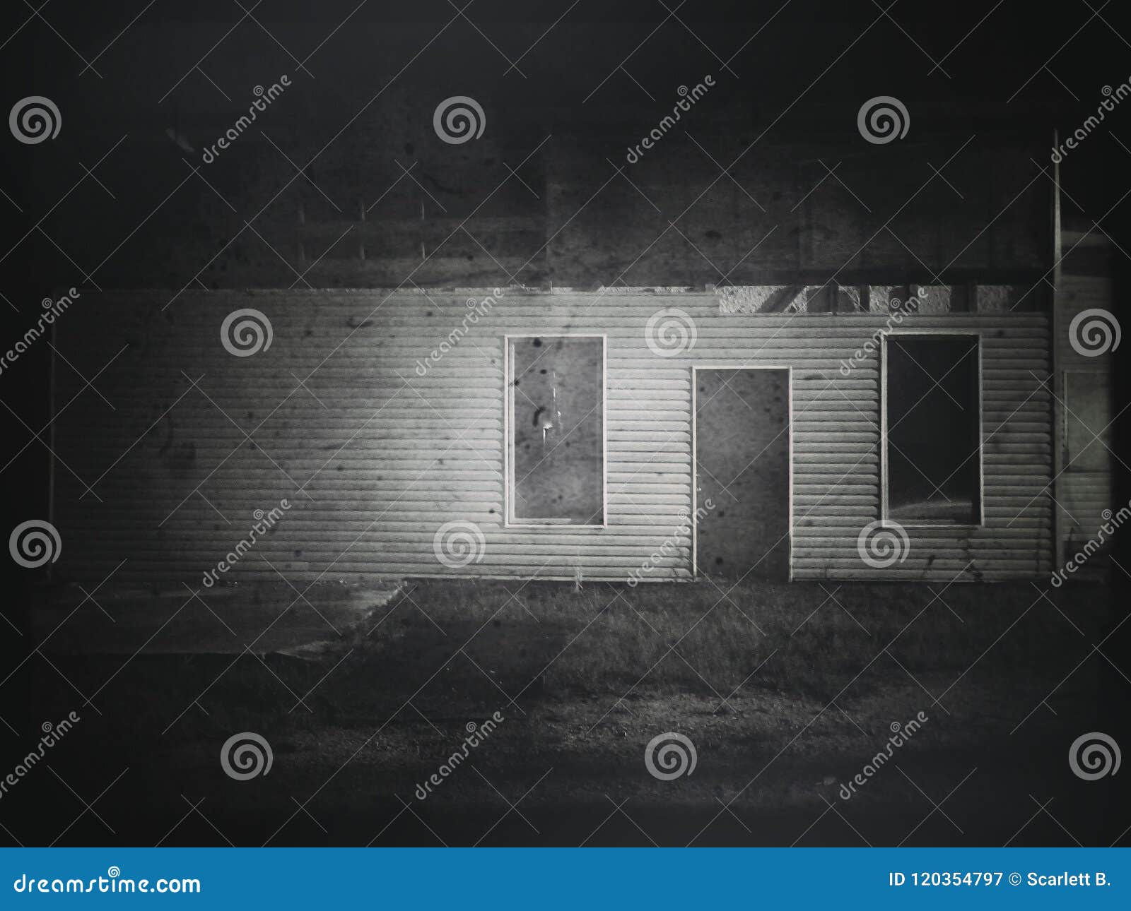 Hell House stock image. Image of evil, place, darkness - 120354797