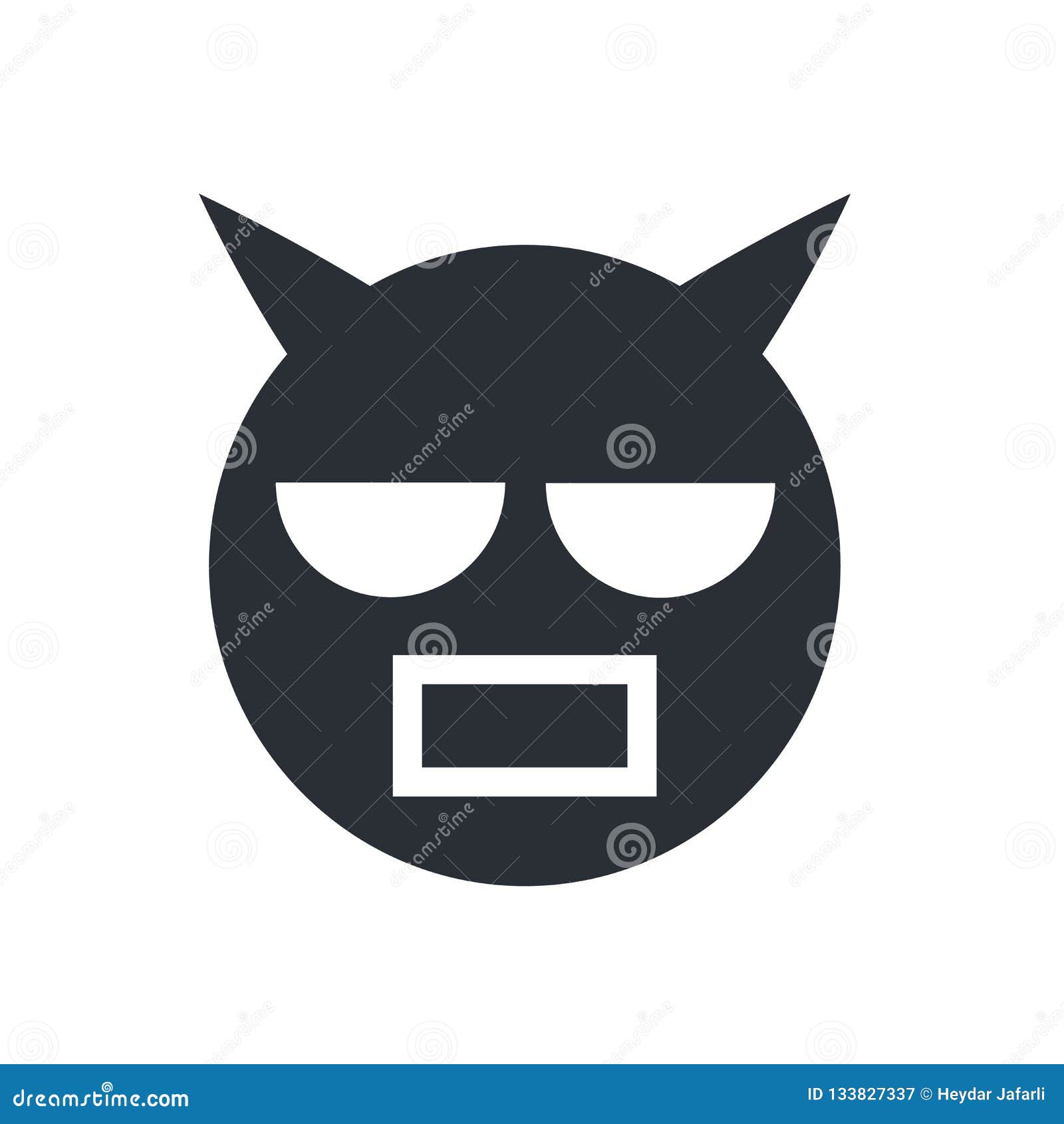 Hell Icon Vector Sign and Symbol Isolated on White Background, H Stock ...