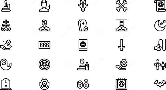 Hell Icons High-Quality Vector Icons Collection with Editable Stroke ...