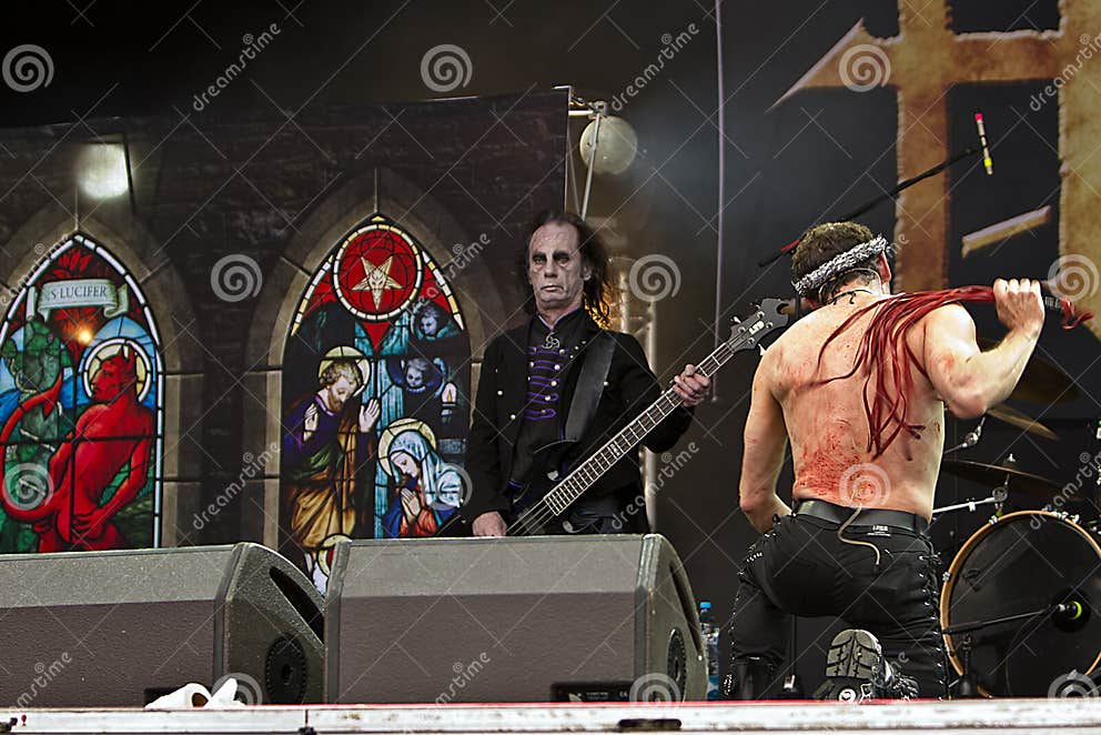 Hell (metal band) editorial stock image. Image of band - 27447984